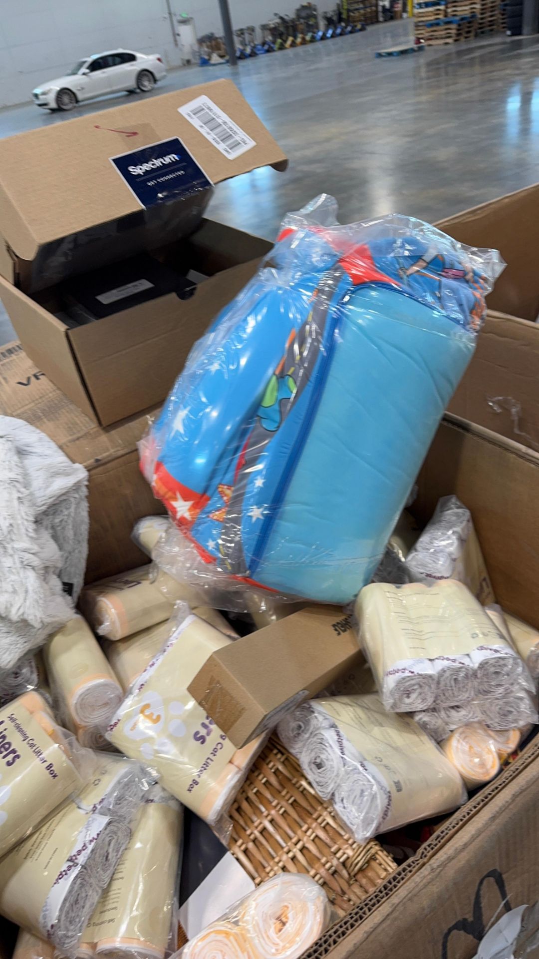Multiple bags cat litter box liners, blanket, kids masters, picnic ...
