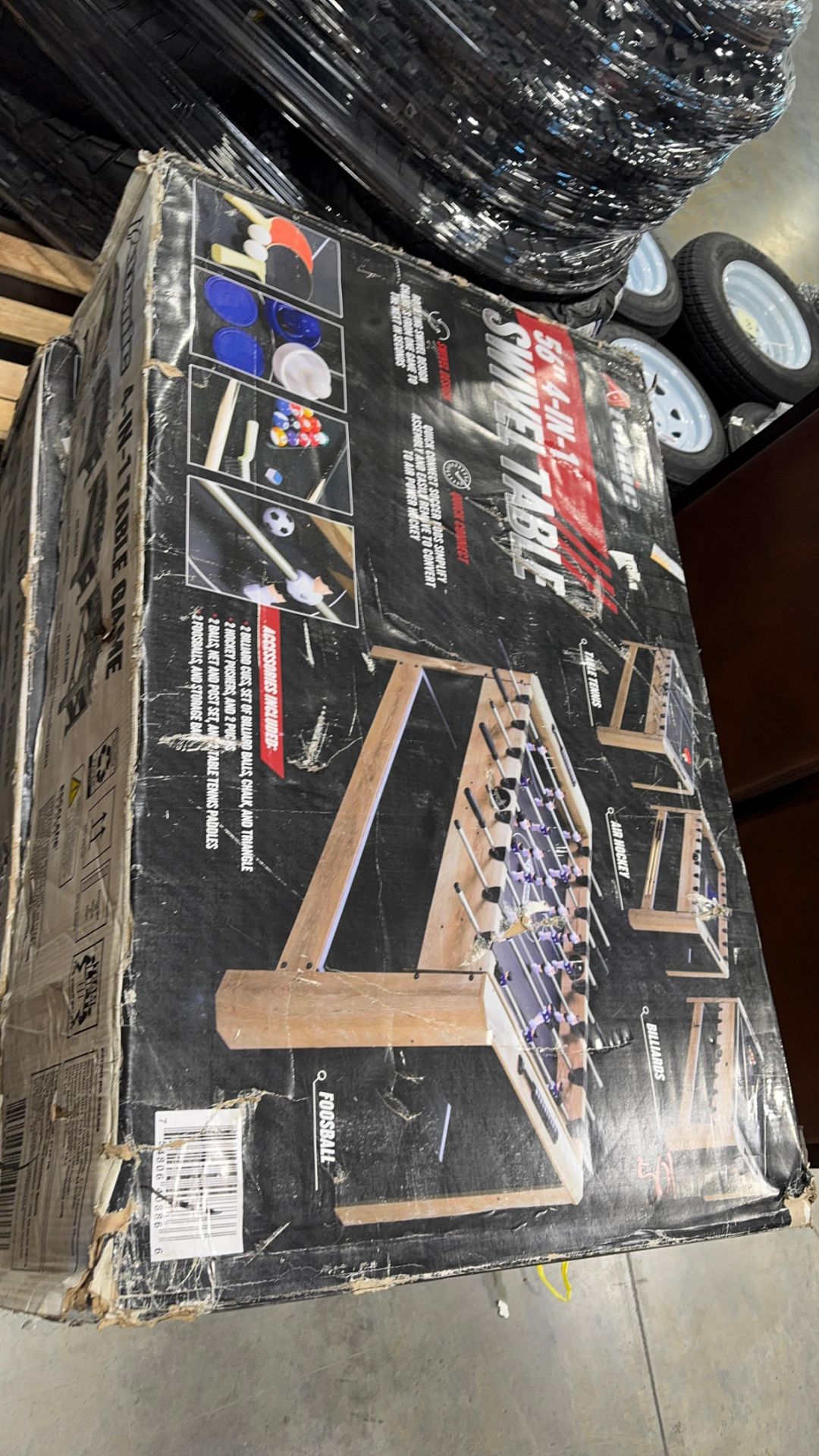 Two – atomic 56 inch swivel gaming tables