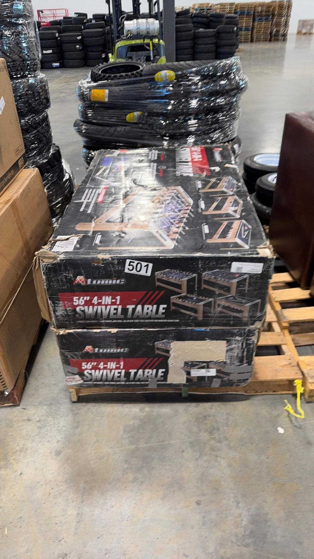 Two – atomic 56 inch swivel gaming tables