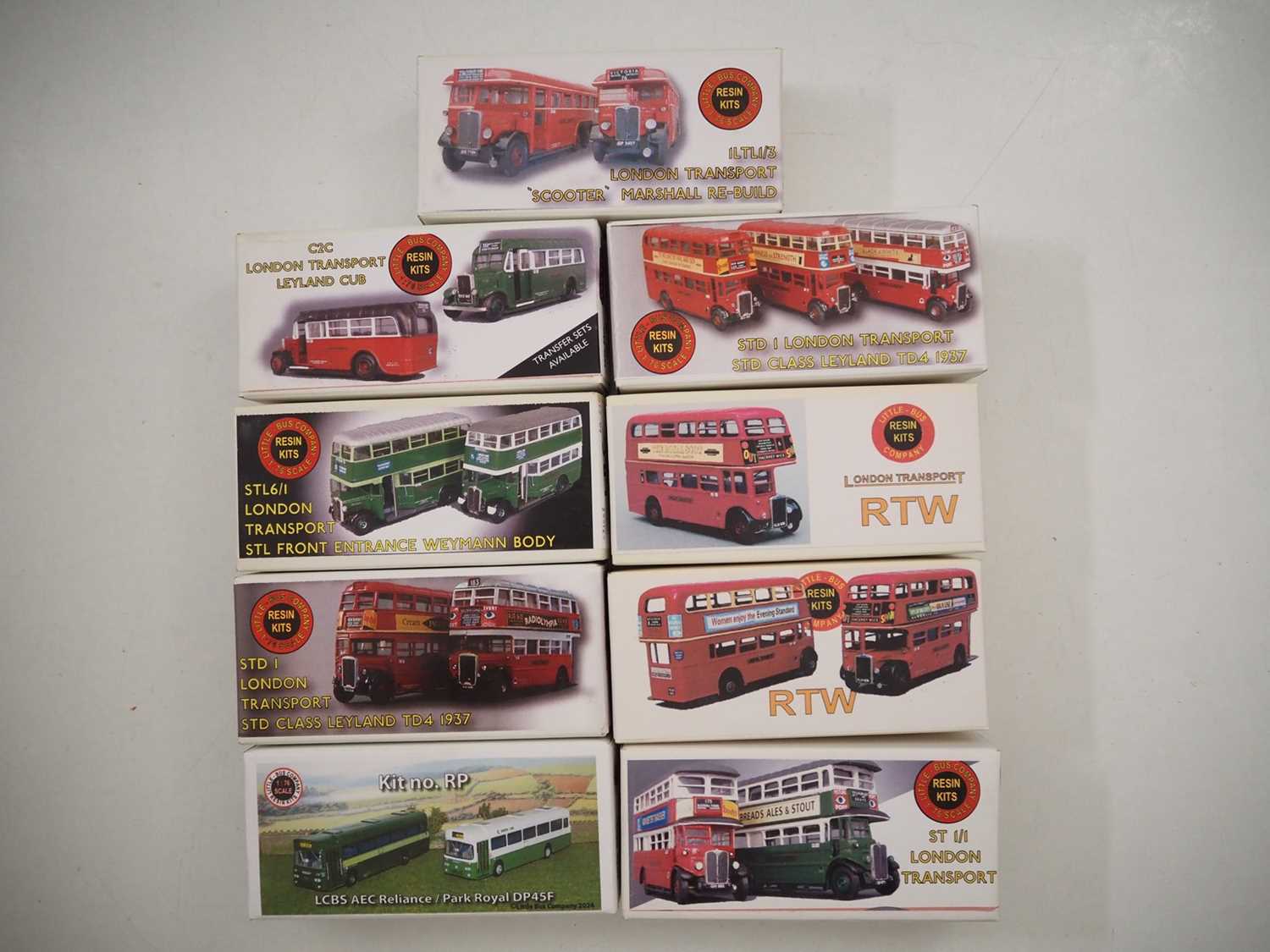 THE LITTLE BUS COMPANY - 1:76 scale unbuilt resin bus kits all London ...