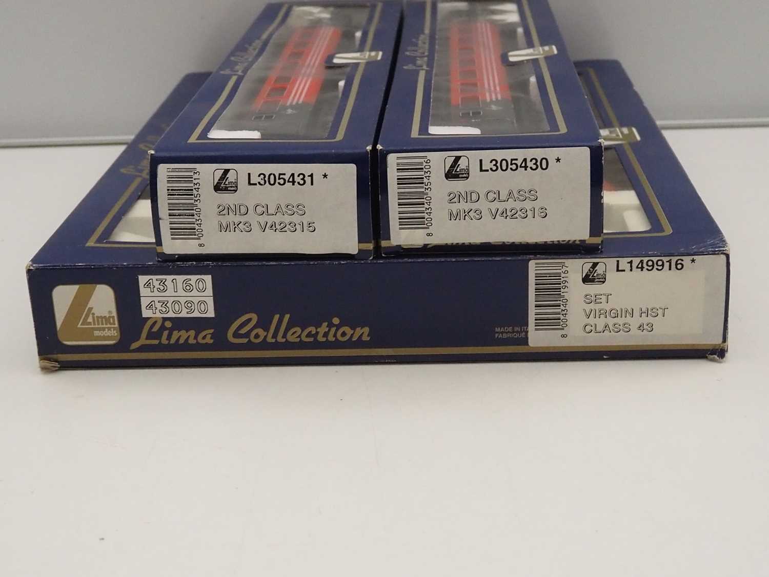 LIMA OO gauge 4-car HST in Virgin livery together with an additional ...