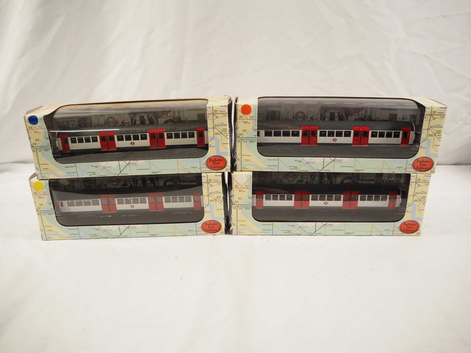 EFE 1:76 scale 4-car London Underground unpowered 1959 tube stock set ...
