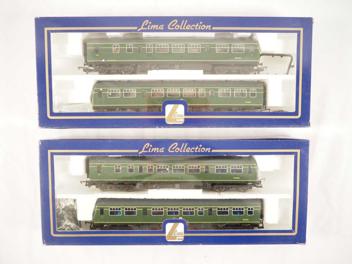 LIMA OO gauge Class 101 2-car DMU packs comprising 2 examples in BR ...