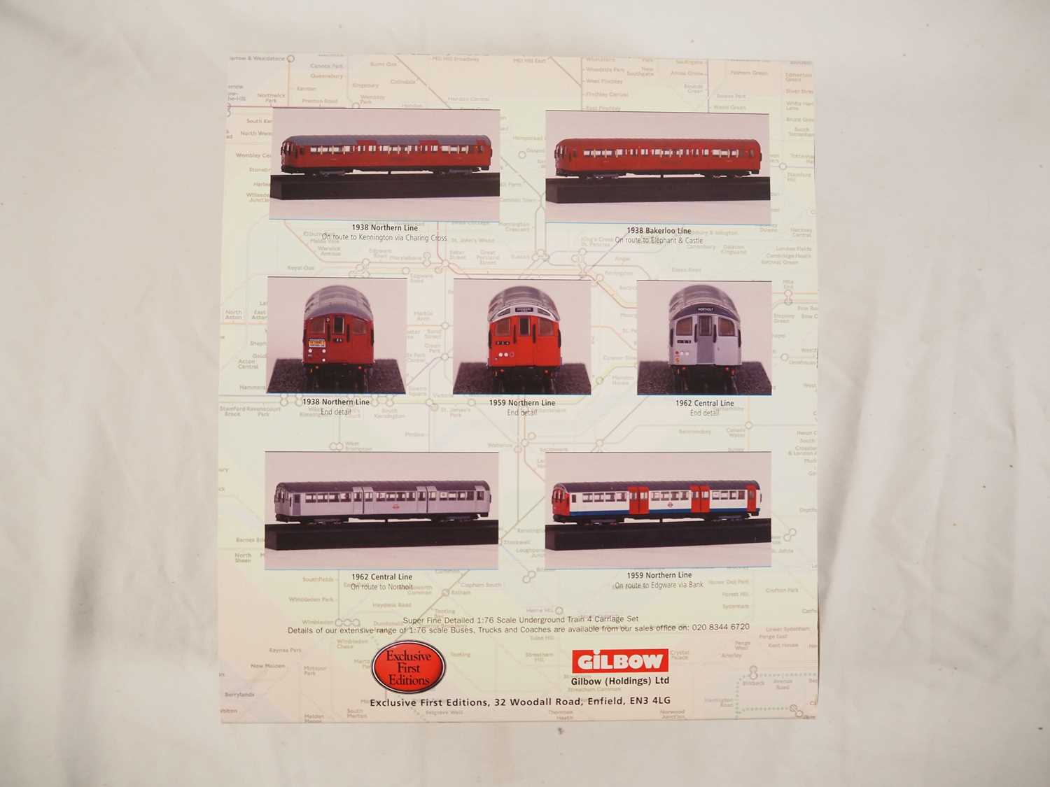 EFE 1:76 scale 4-car London Underground unpowered 1959 tube stock set ...