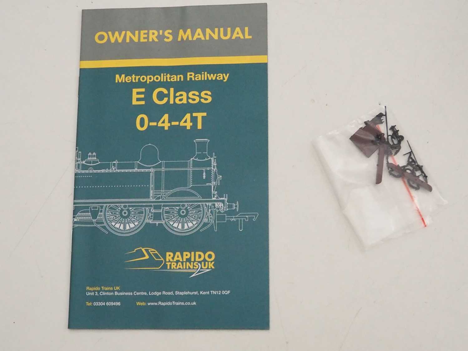 RAPIDO - A OO gauge 909001 Metropolitan Railway E class steam tank ...