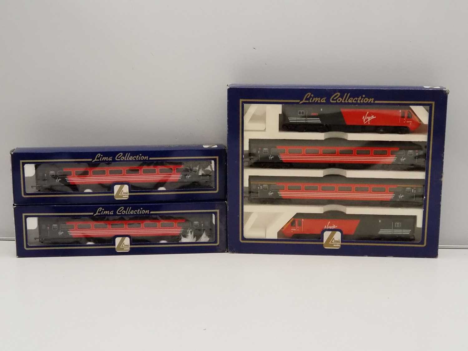 LIMA OO gauge 4-car HST in Virgin livery together with an additional ...