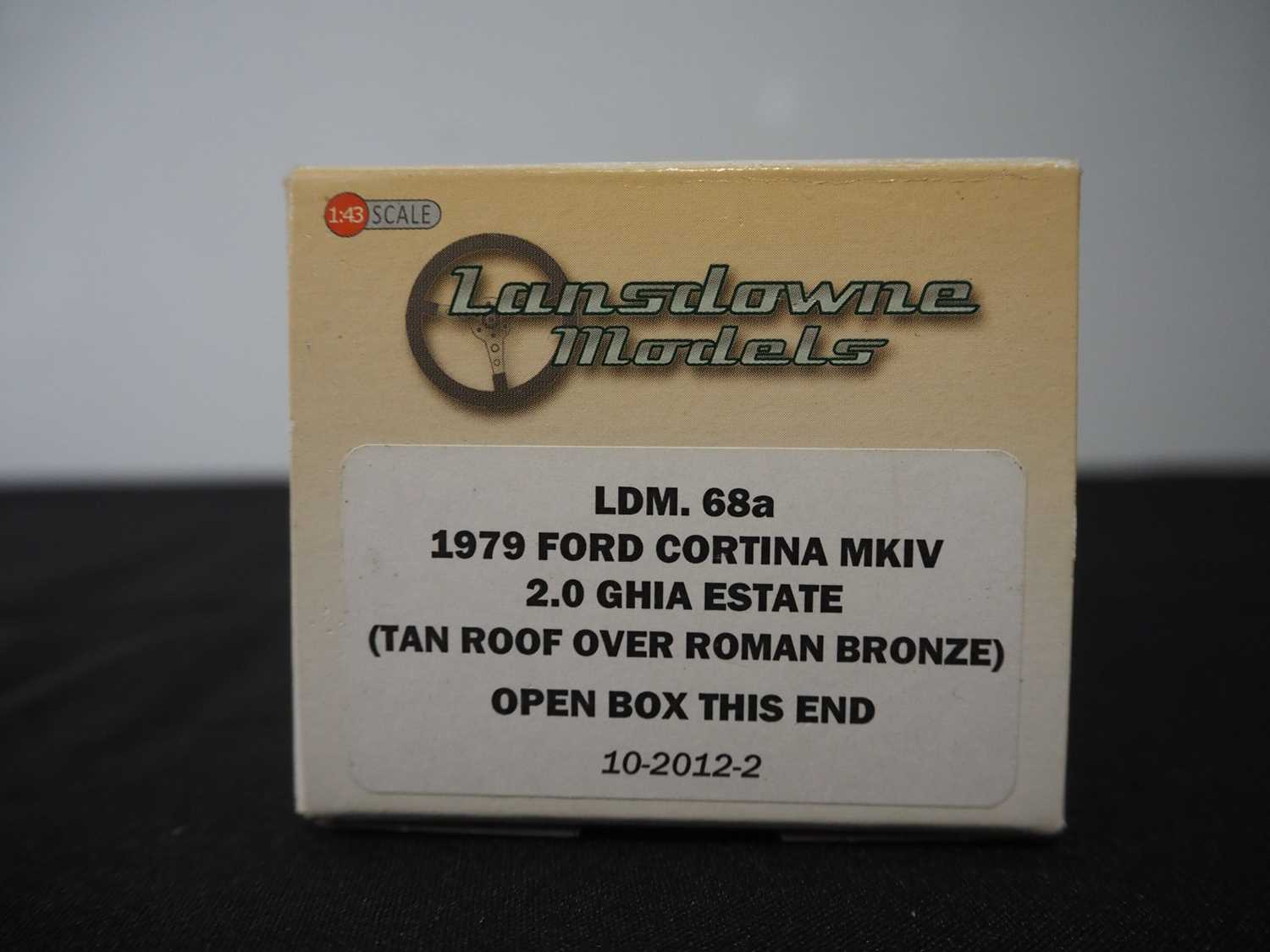 LANSDOWNE MODELS LDM 68a hand-built white metal, 1:43 scale model of a ...