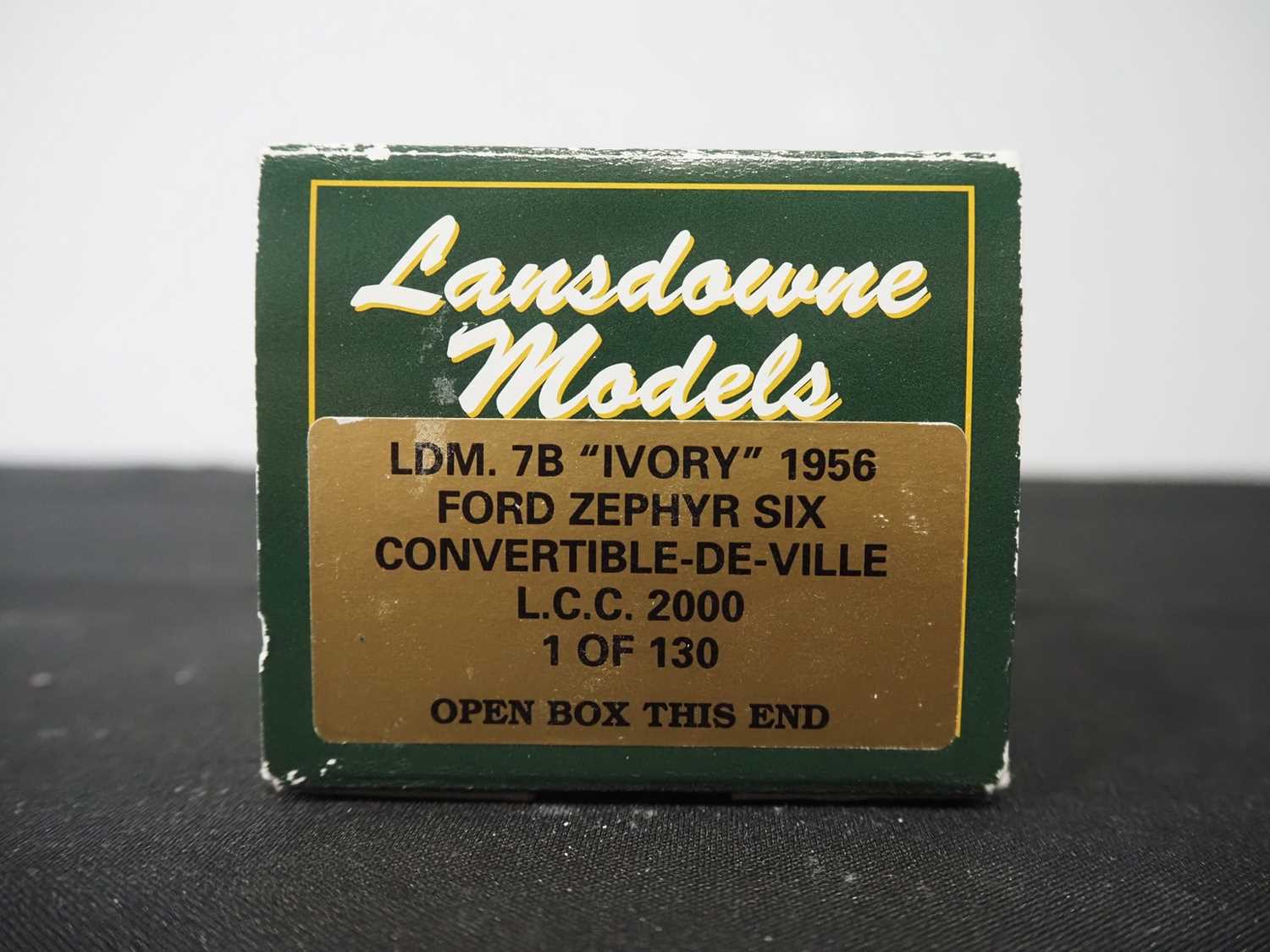LANSDOWNE MODELS LDM 7B hand-built white metal, 1:43 scale model of a ...