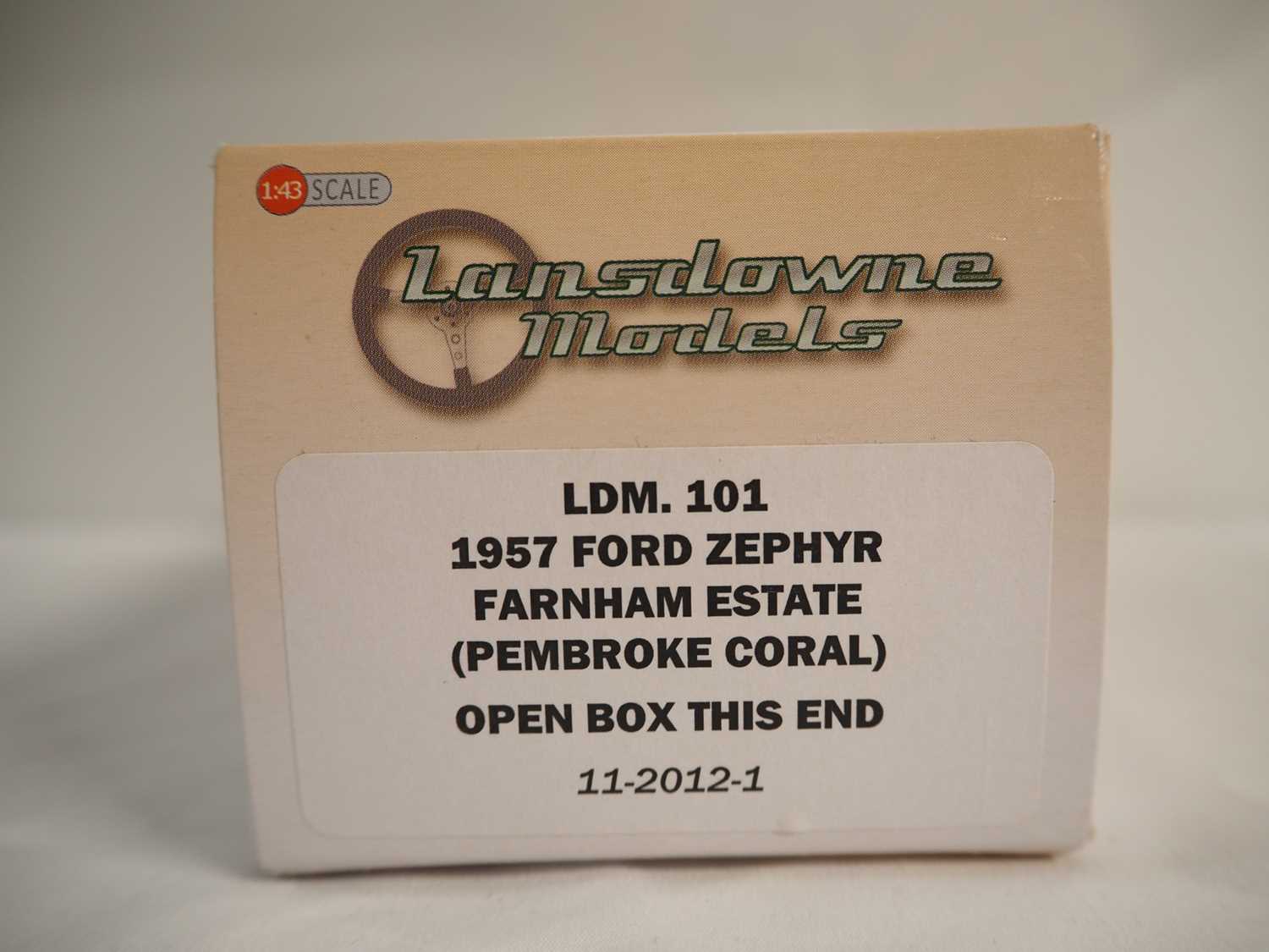LANSDOWNE MODELS LDM 101 hand-built white metal, 1:43 scale model of a ...
