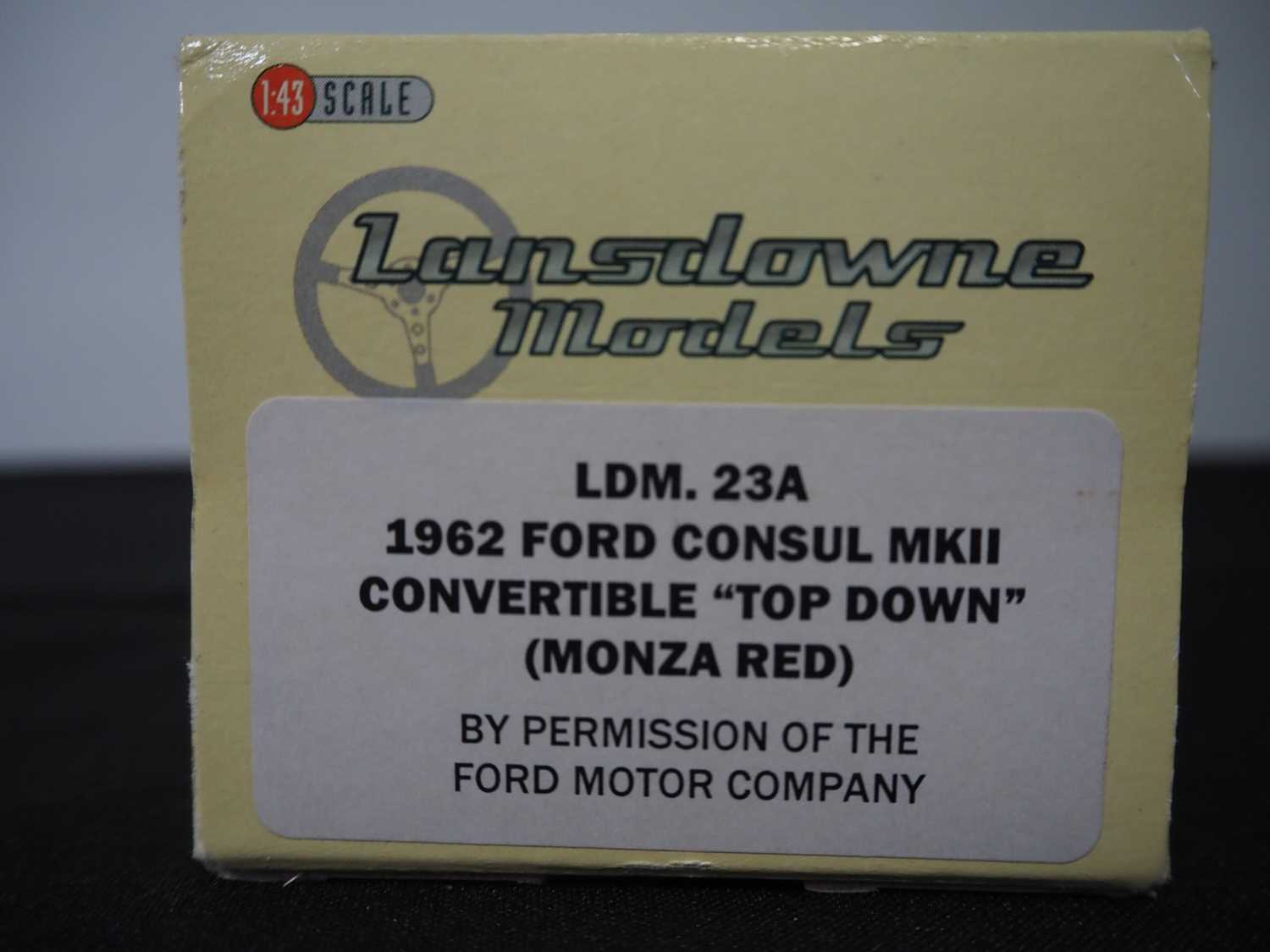 LANSDOWNE MODELS LDM 23A hand-built white metal, 1:43 scale model of a ...