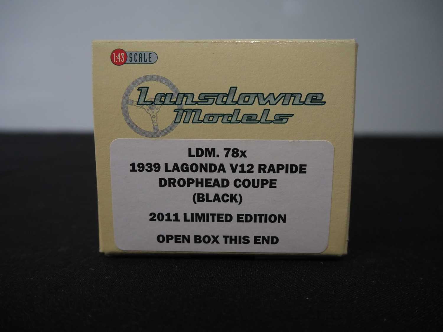 LANSDOWNE MODELS LDM 78x hand-built white metal, 1:43 scale model of a ...
