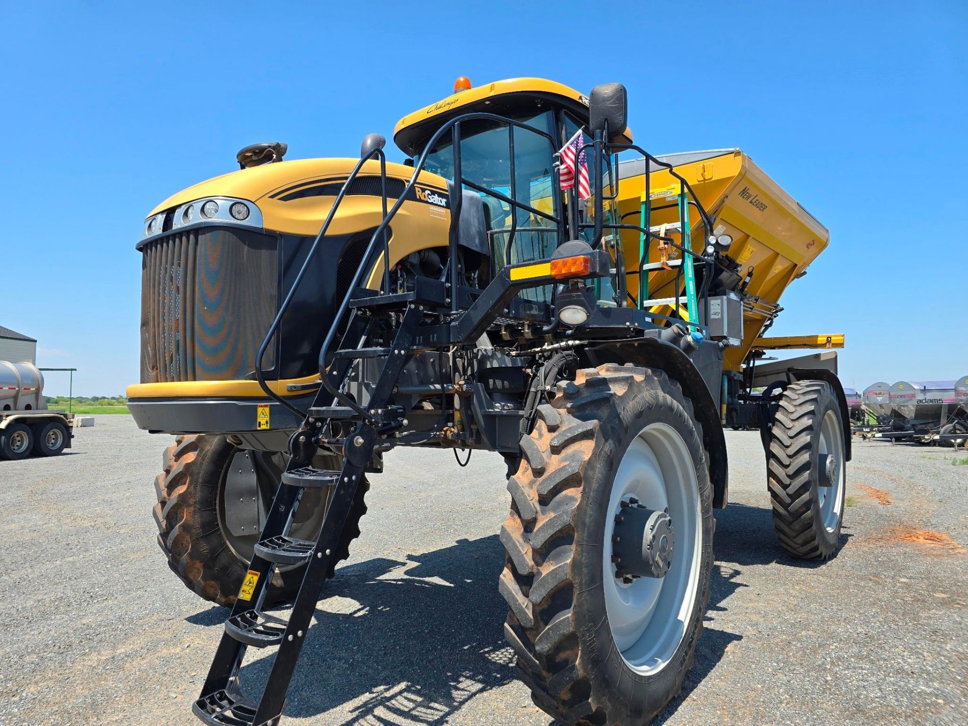 Description: This 2017 AGCO Rogator Dry Fertilizer Spreader is ready to ...