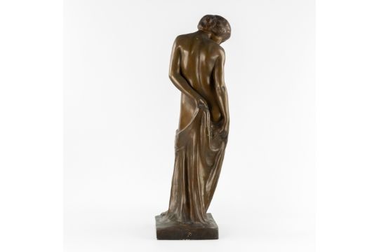 Ernst Seger (1868-1939) 'Helena', patinated terracotta.Bronze patinated ...