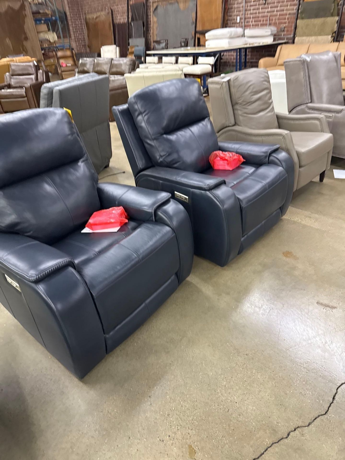 (2) Power Recliners, Including Portand P2 in Saphire (located in HQ)