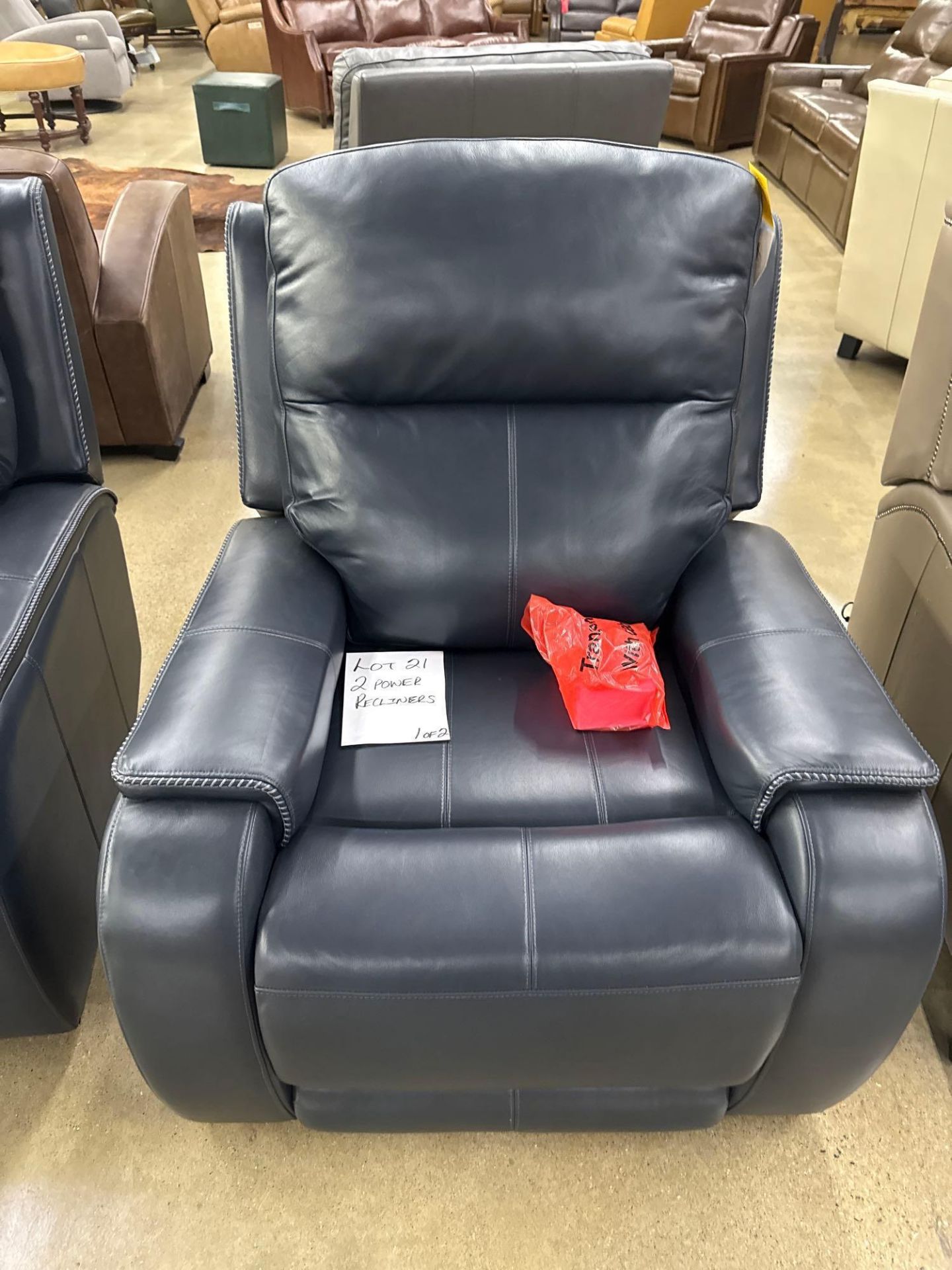 (2) Power Recliners, Including Portand P2 in Saphire (located in HQ)