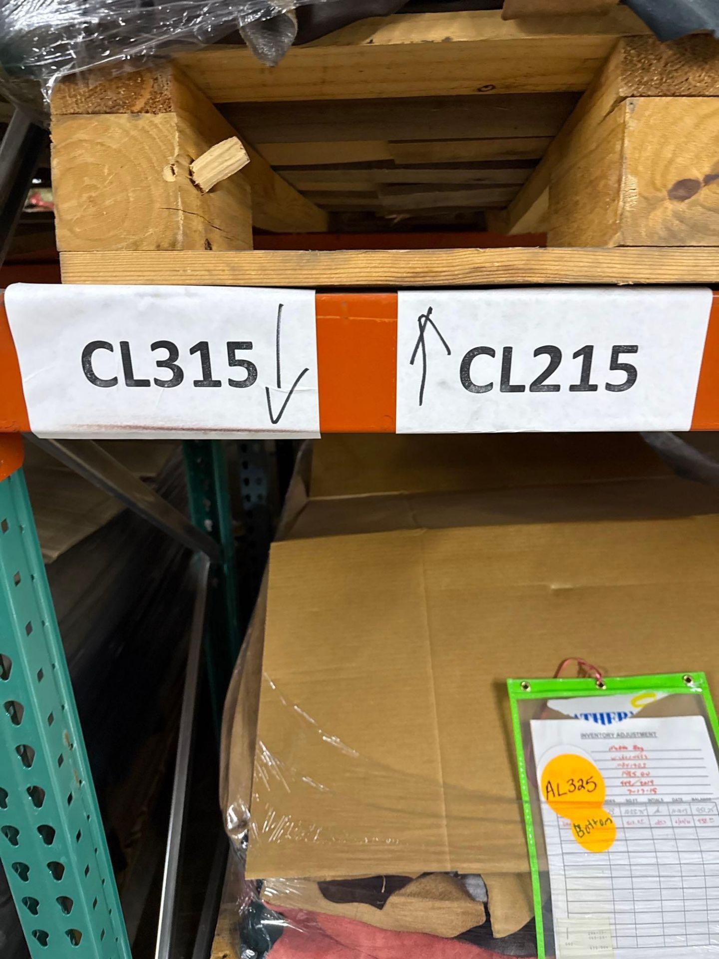 (12) Pallets of Whole Leather Hides, Assorted colors. Folded and Shrink ...