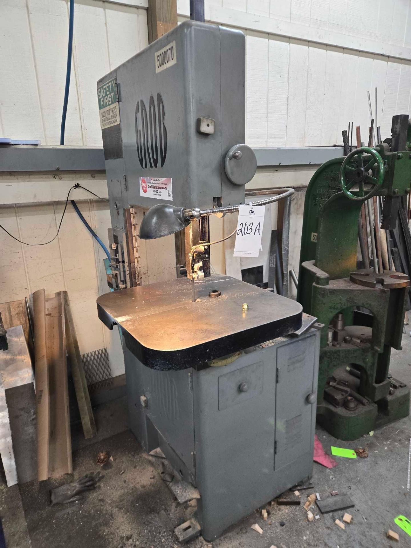 Grob Vertical Band Saw