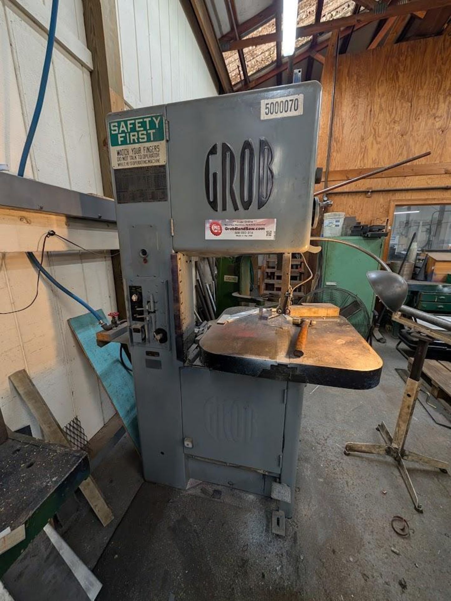 Grob Vertical Band Saw