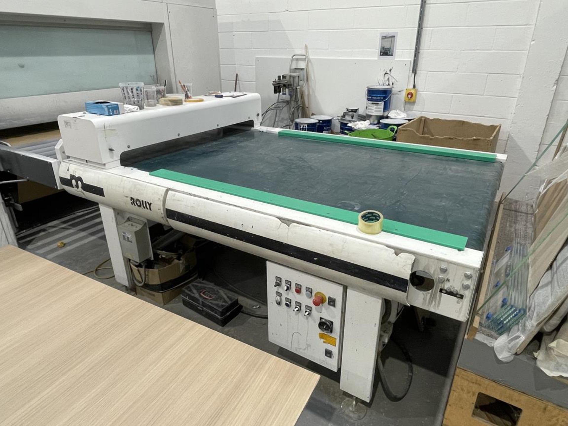 Homag Sprayteq S-100 Profi GSF 100/13/P lacquering machineComplete ...