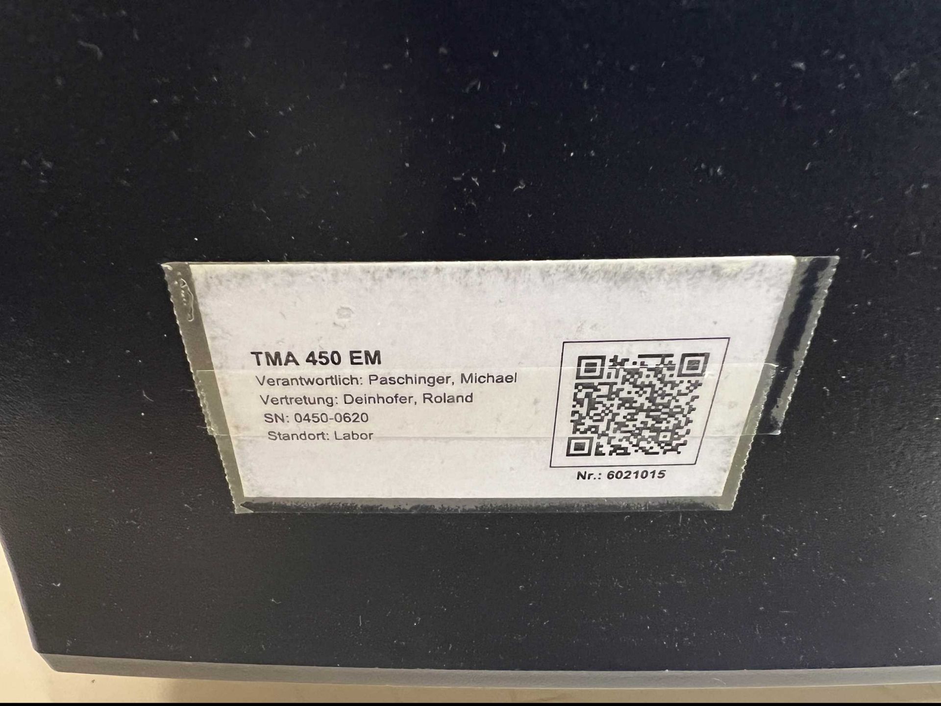 TA Instruments TMA-450 thermomechanical analyser - Discovery with TA ...