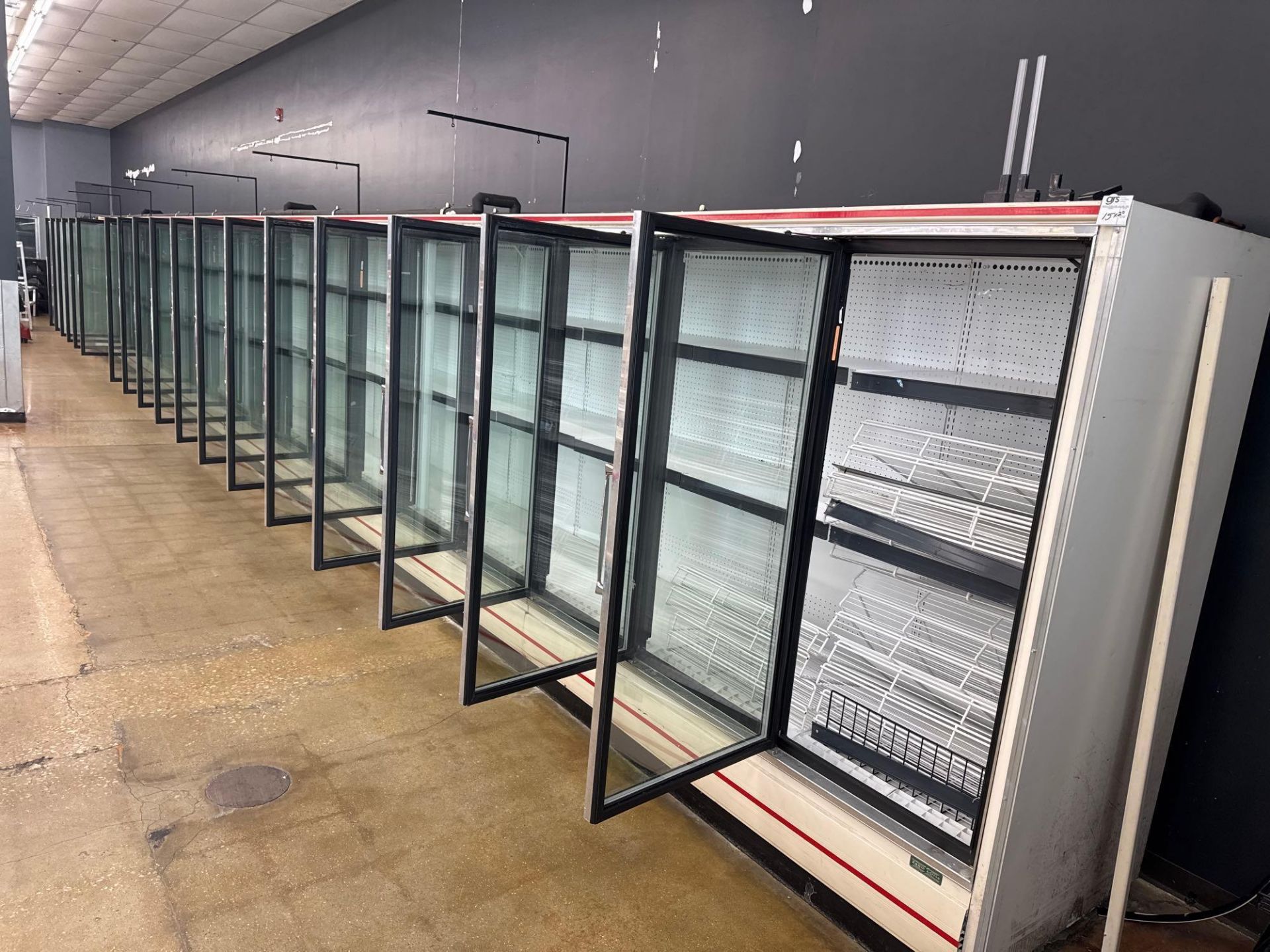 [TITLE] Low Temp Glass Door Freezer Sections, Each with 2 Shelves ...