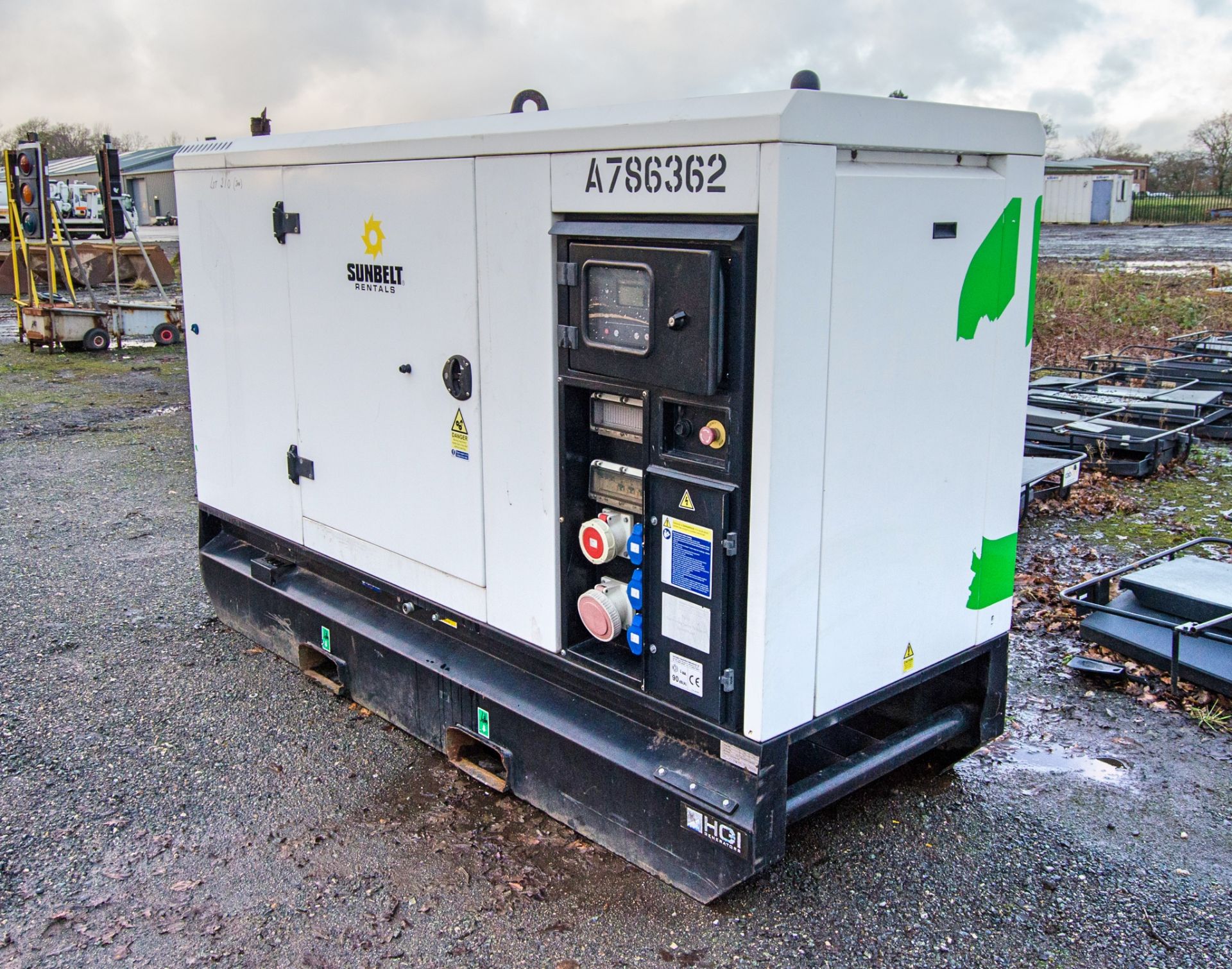 HGI HRD600 60 kva diesel driven generator Year: 2017 S/N: 70378494 A786362