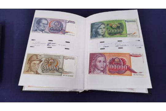 Two albums of 20th Century and later world banknotes to include South ...