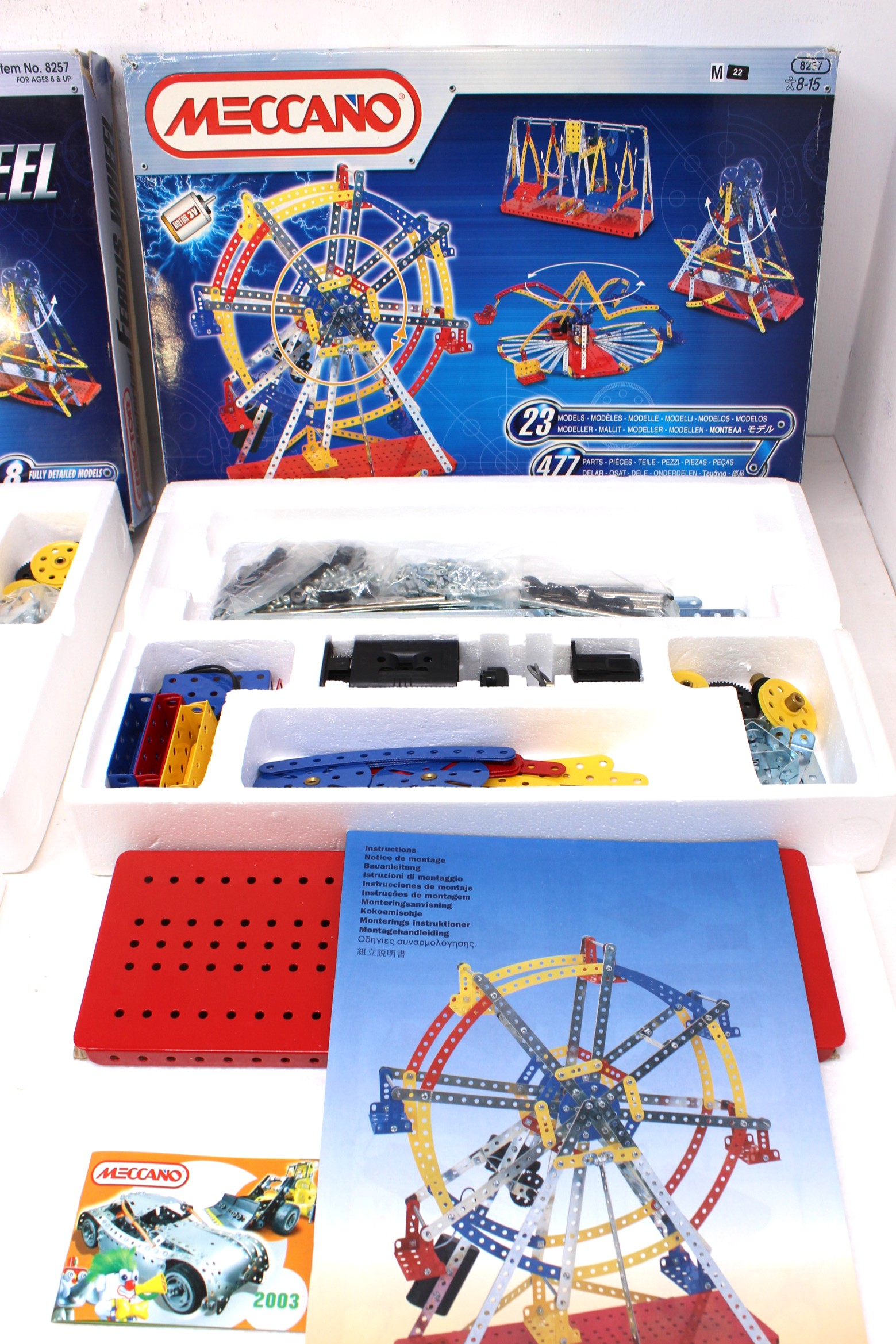 Meccano: A collection of three boxed Meccano/Erector Ferris Wheel ...
