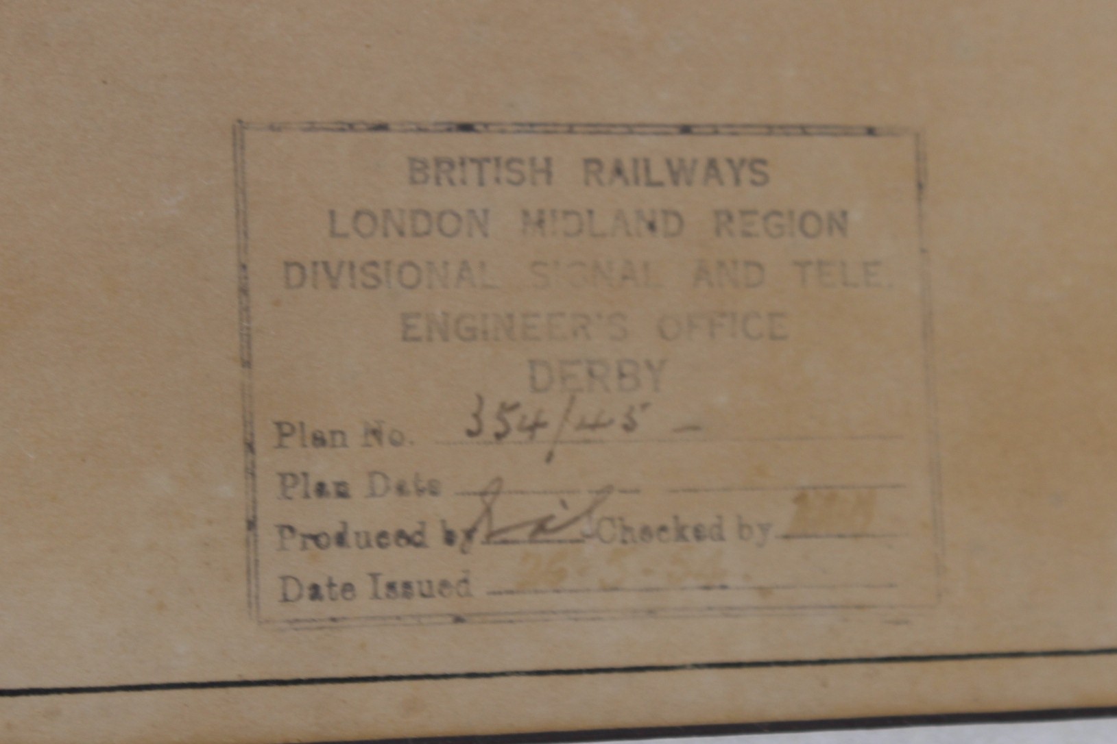 Railwayana: A framed and glazed signal box diagram for Marehay Crossing ...