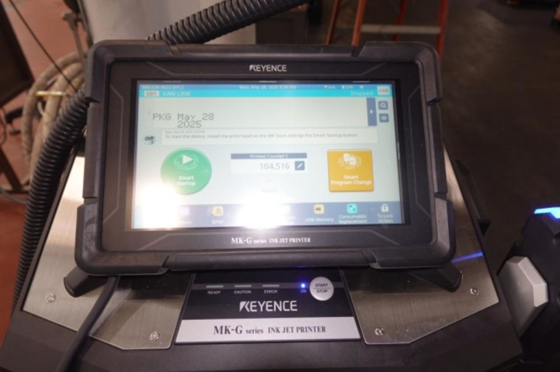 Keyence MK-G1000 Continuous Inkjet Code Printer With Touch Screen ...