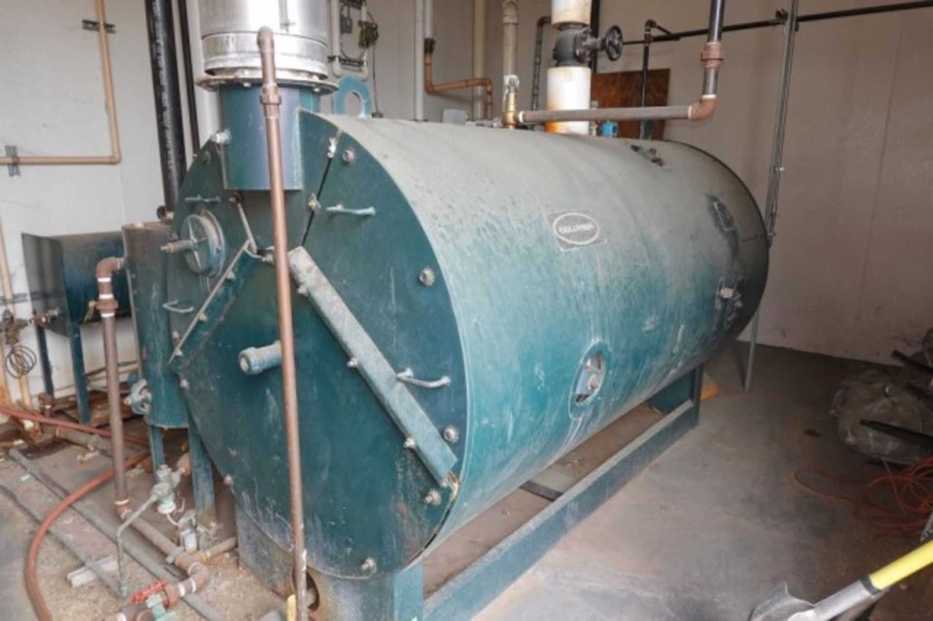 Columbia Boiler Co. 60-HP Industrial Steam Boiler, Type K, Max. W.P ...