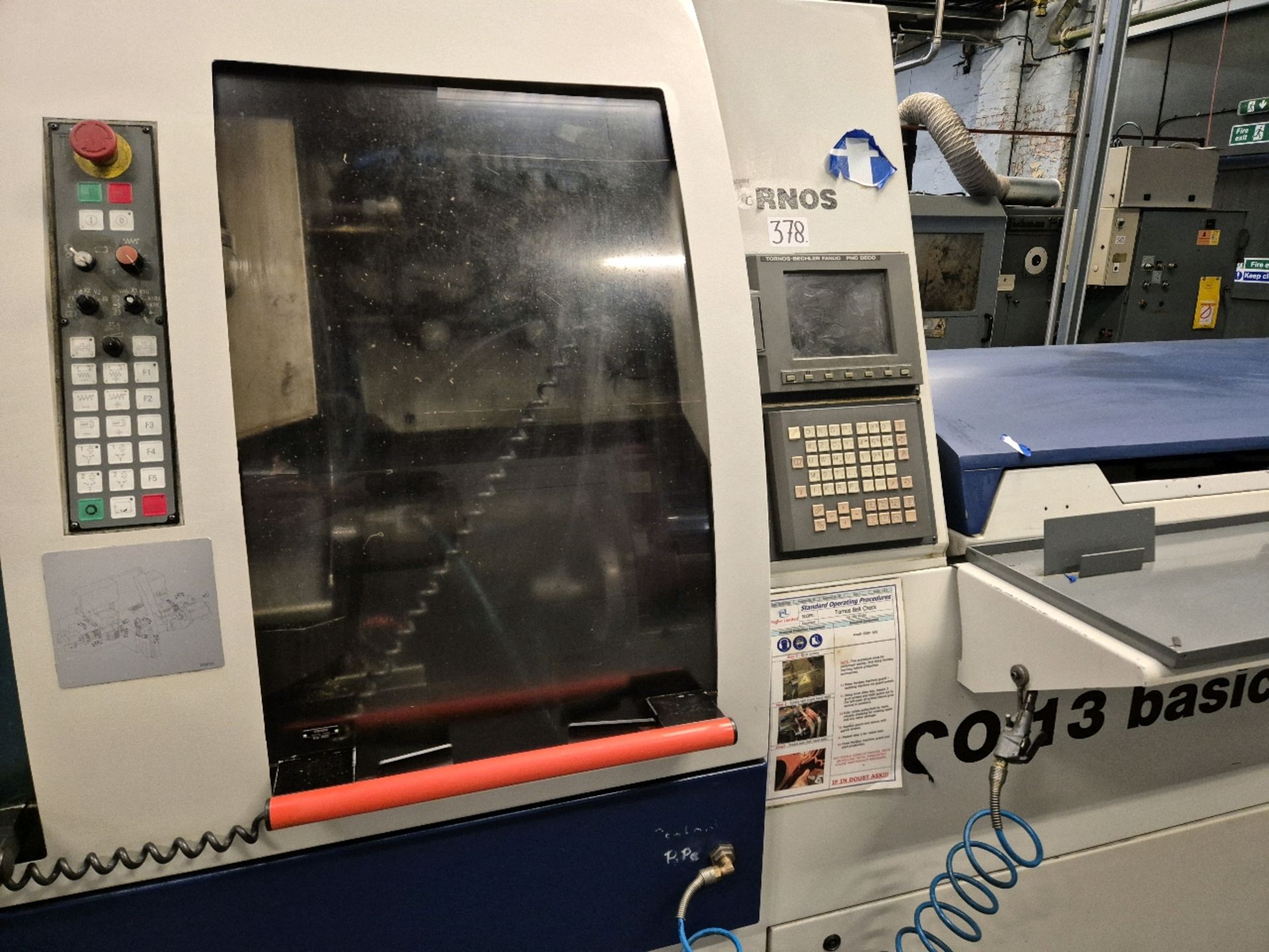 TORNOS Deco 13 Basic CNC Automatic Lathe, Serial 3194Maxi rod diameter ...