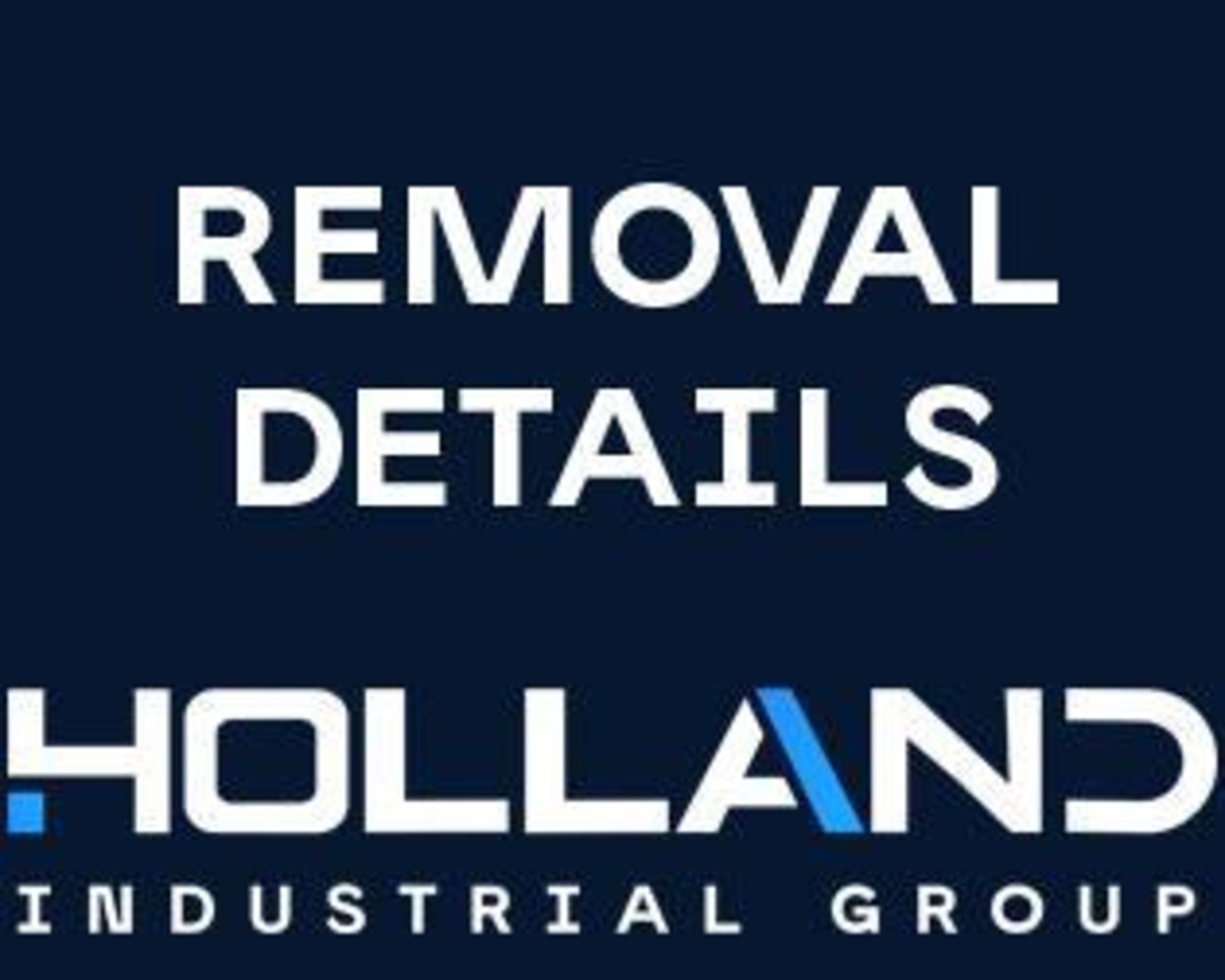 REMOVAL DETAILS: TBD. All items must be removed no later than TBD. Your ...