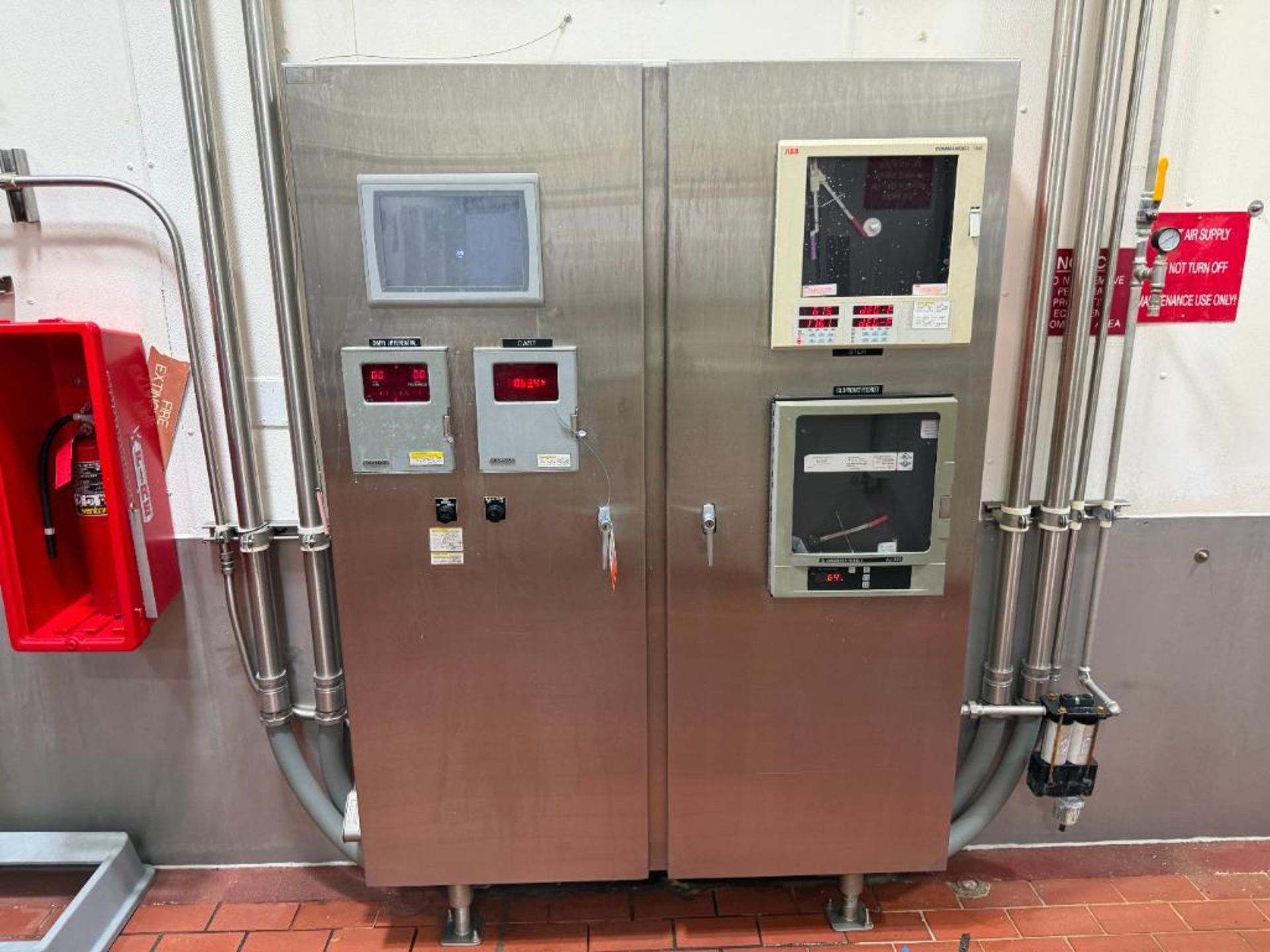 HTST Control Panel - 2 Door SS Cabinet, 54 14 X 70 In., Allen Bradley ...