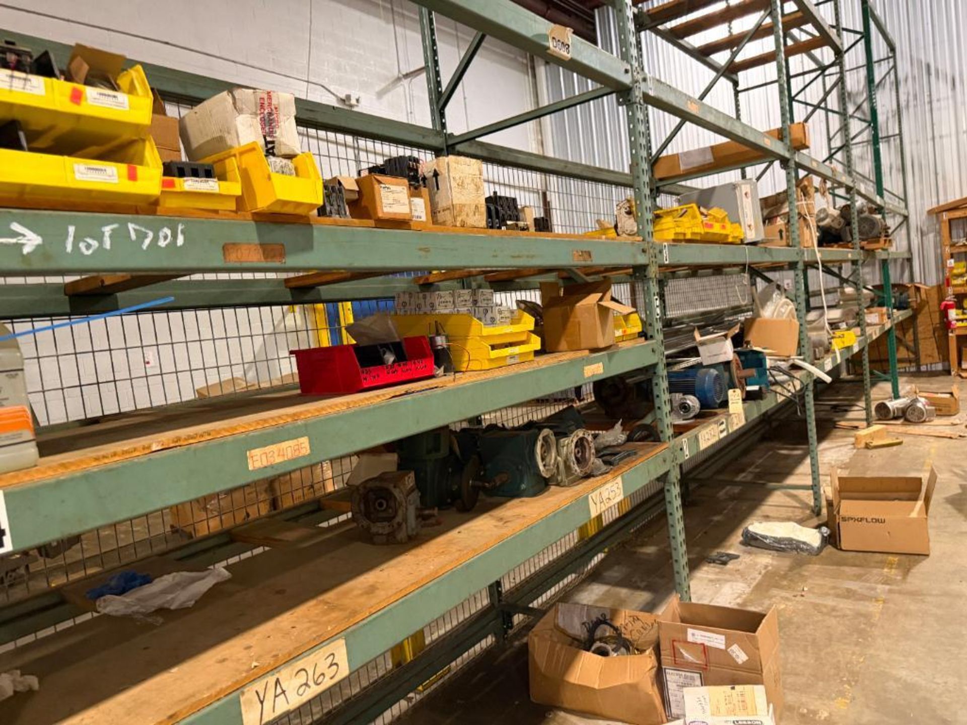 Motors and Gear Boxes - Contents Of Shelves 15 Electric Motors, 10 ...