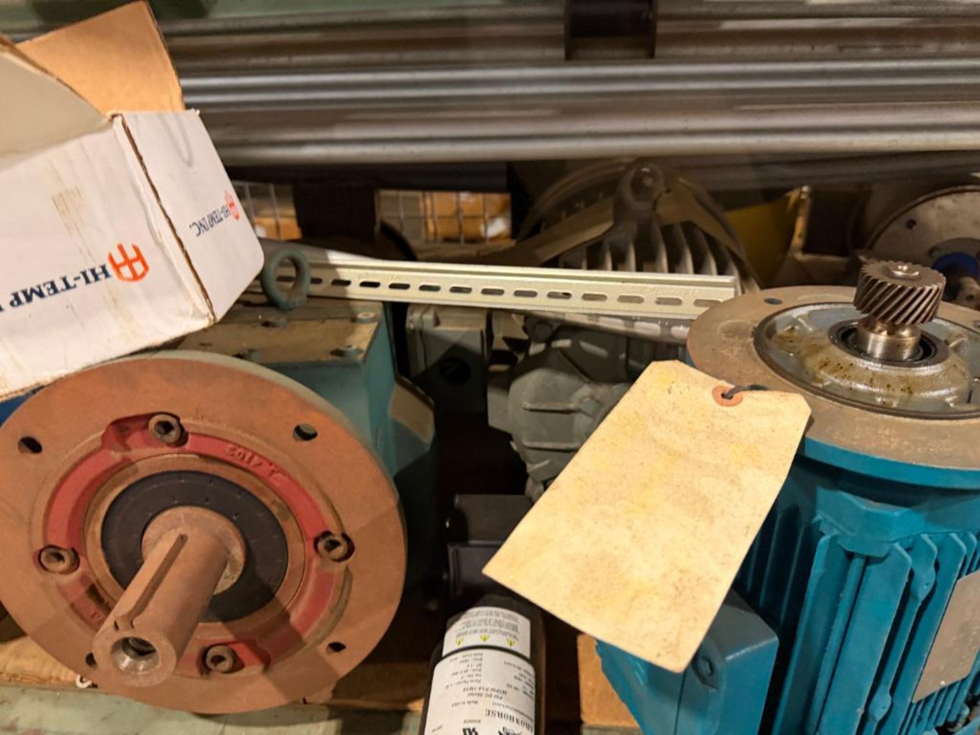 Motors and Gear Boxes - Contents Of Shelves 15 Electric Motors, 10 ...