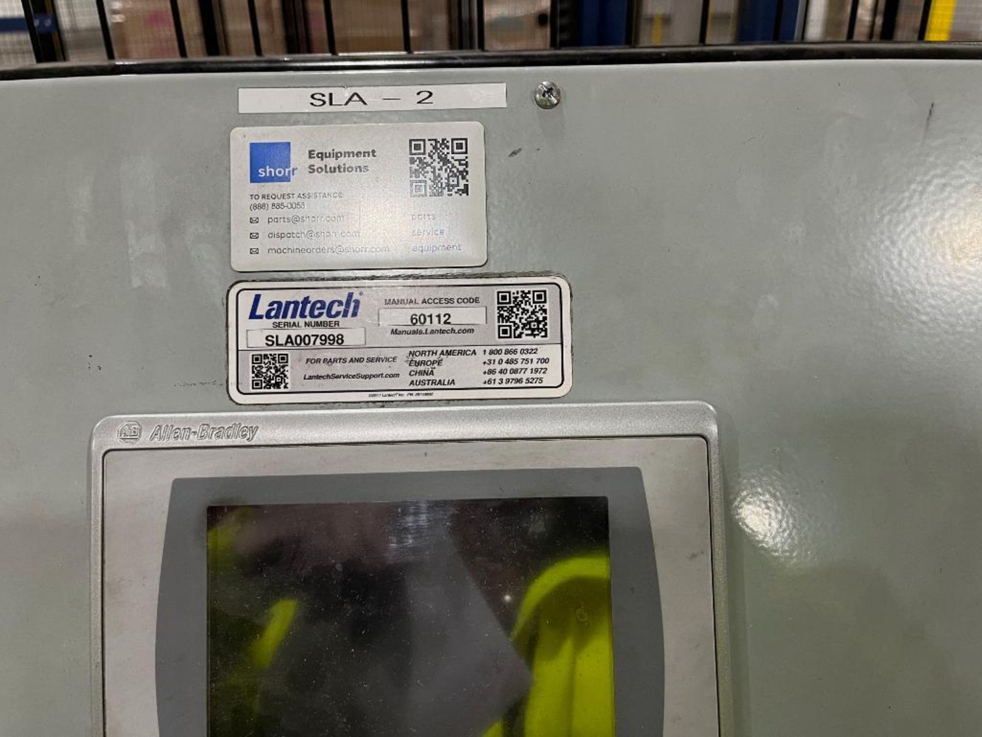 2022 Lantech Mdl: SLA Stretch Wrapper, S/N SLA007998, 25 - 40 RPM, 68 ...