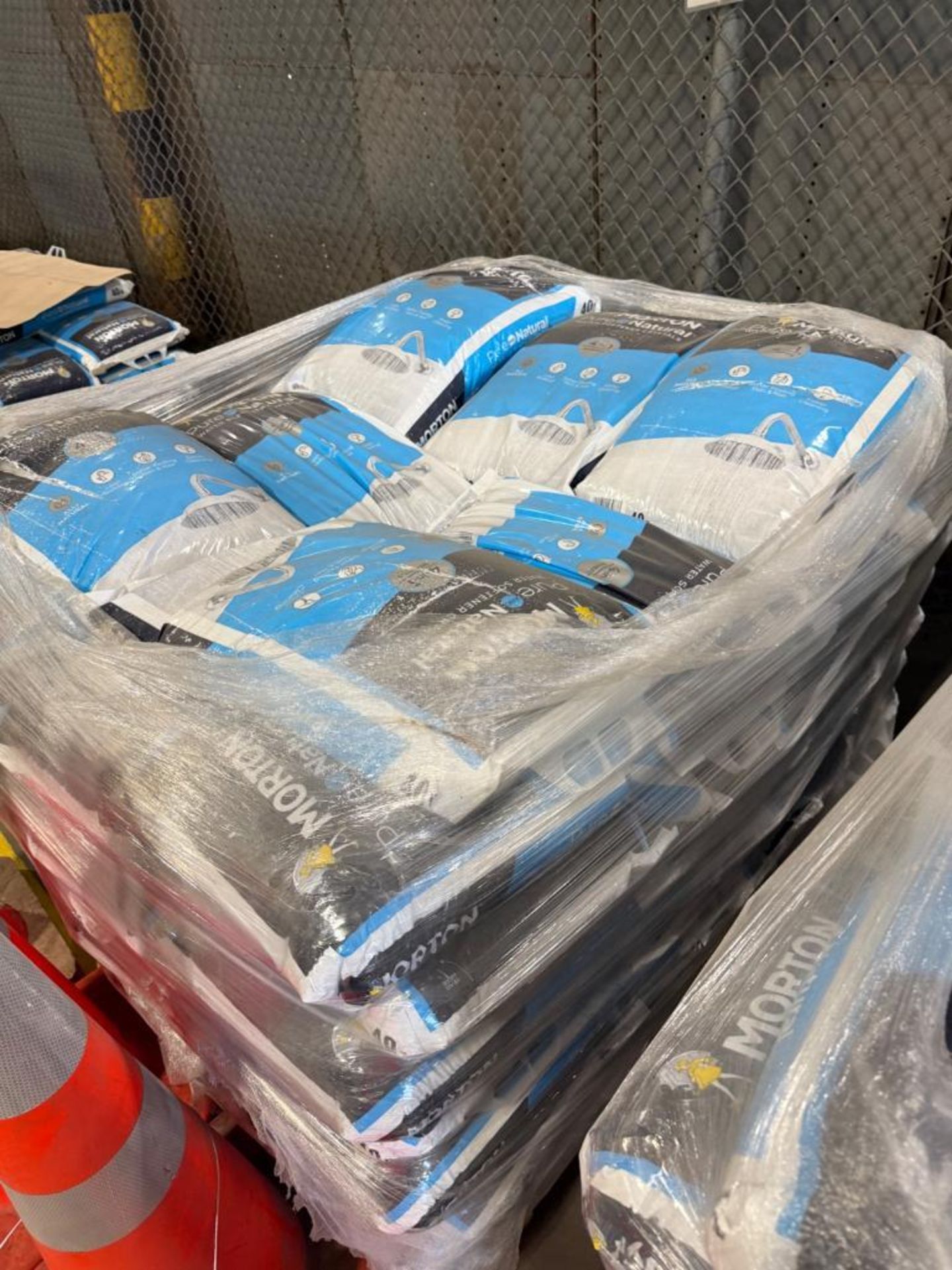 This lot contains (5 1/2) pallets of Morton Pure and Natural water ...