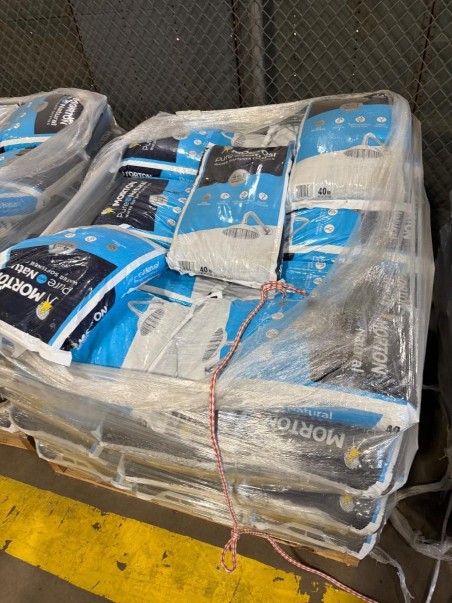This lot contains (5 1/2) pallets of Morton Pure and Natural water ...