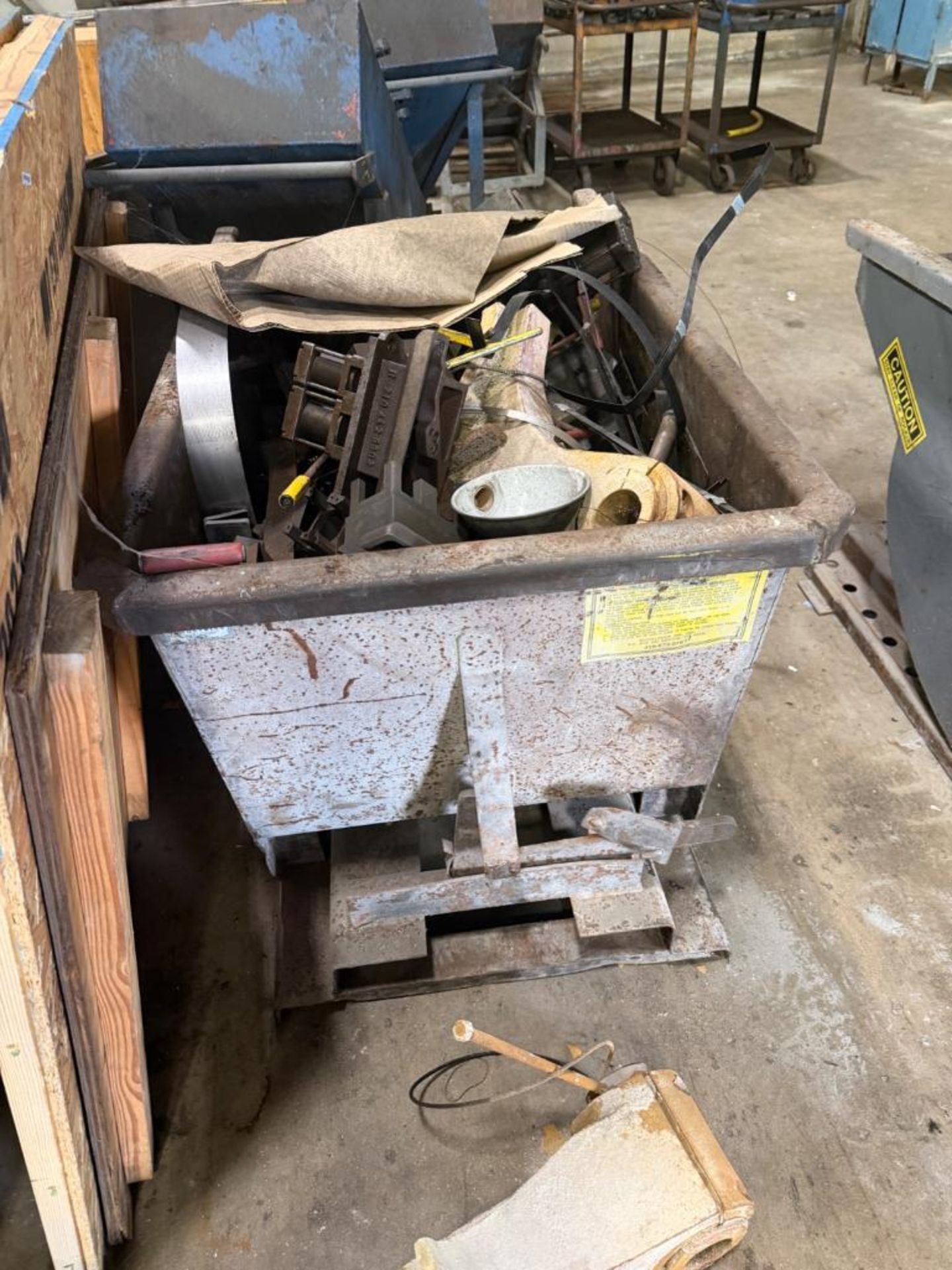 This lot includes three used self-dumping hoppers manufactured by Roura ...