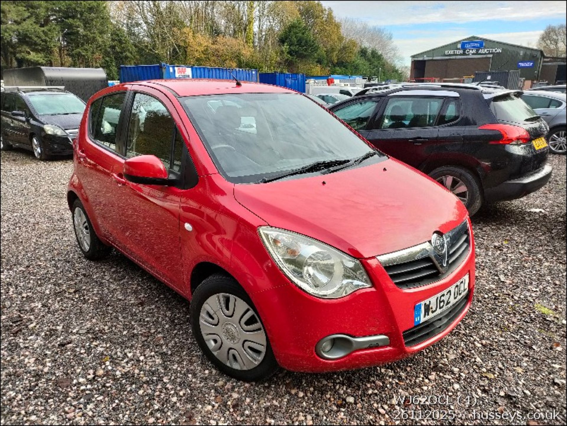 2012 VAUXHALL AGILA 996CC PETROL 5 SPEED MANUAL RED 5 DOOR HATCHBACK ...