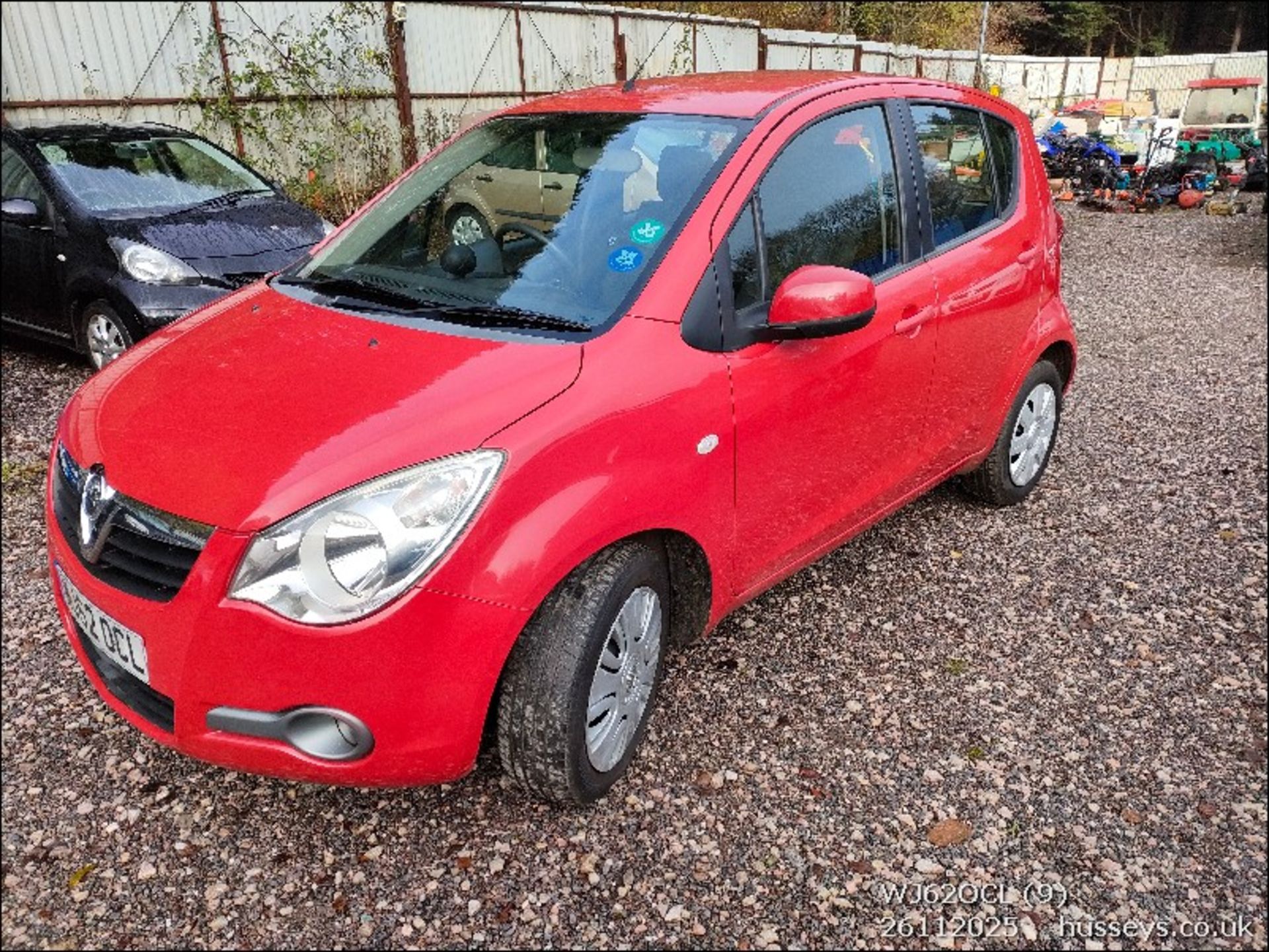 2012 VAUXHALL AGILA 996CC PETROL 5 SPEED MANUAL RED 5 DOOR HATCHBACK ...