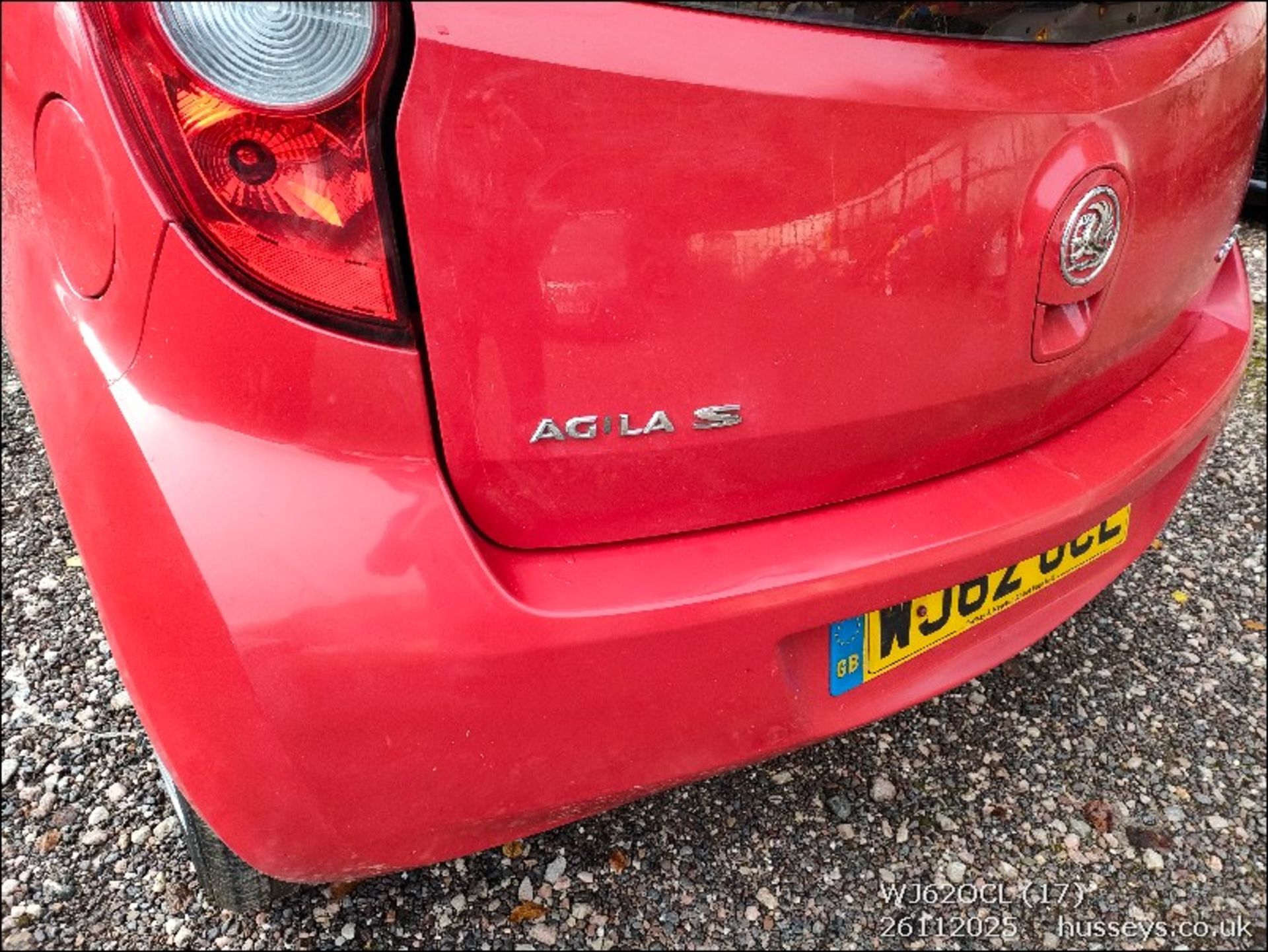 2012 VAUXHALL AGILA 996CC PETROL 5 SPEED MANUAL RED 5 DOOR HATCHBACK ...