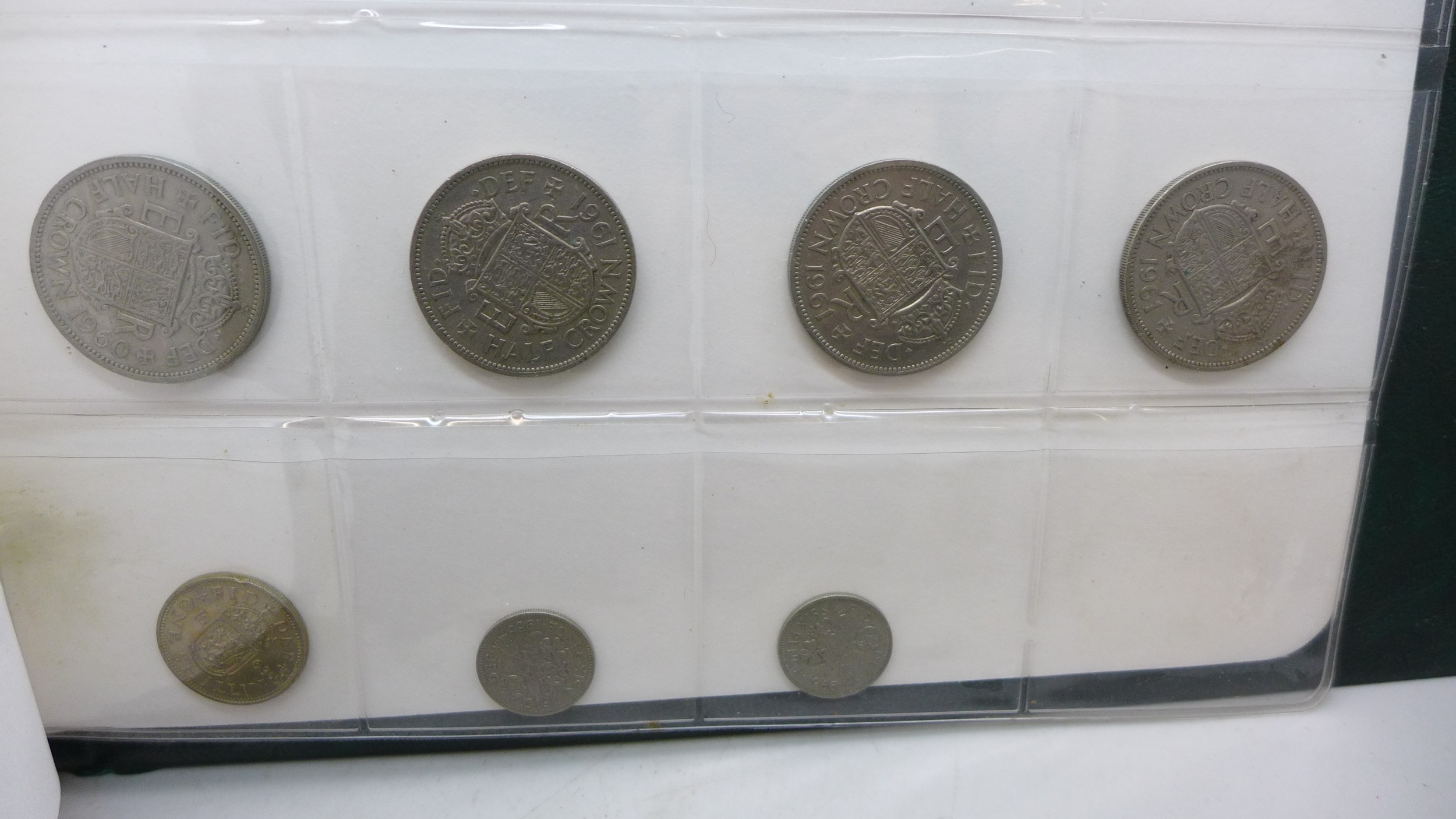 Coins; an album of Great Britain coins, George III to King George VI