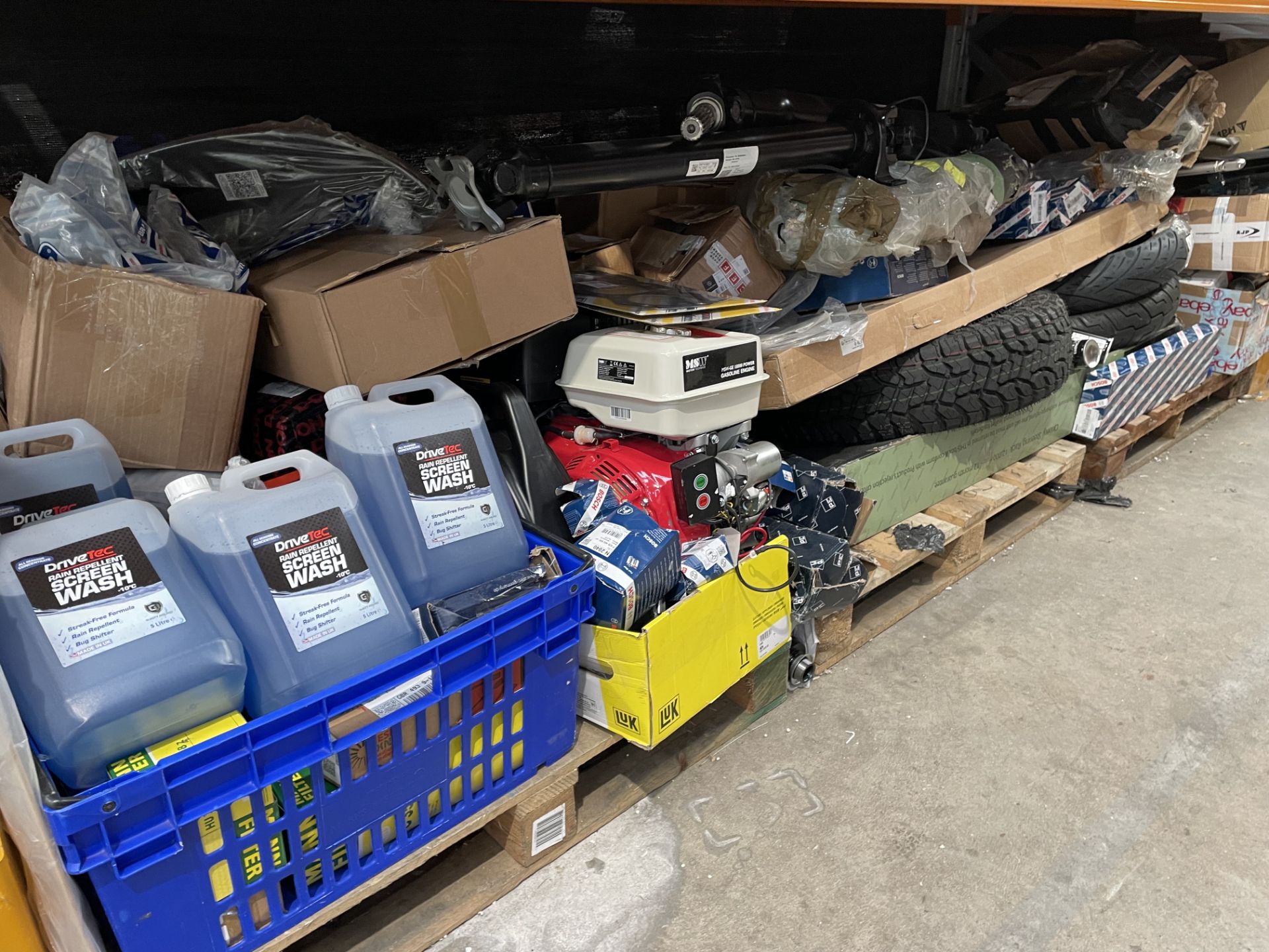 Assorted auto parts, accessories and related.