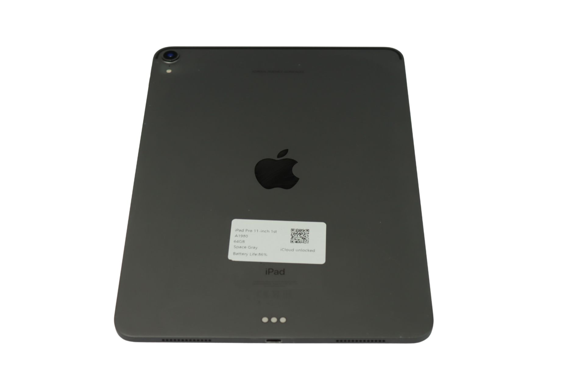 Pre-owned iPad Pro 11-inch (1st Gen/A1980) 64GB in Space Grey (iCloud ...