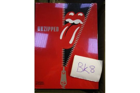 6 x copies of The Rolling Stones - Unzipped books - sealed new in pack ...