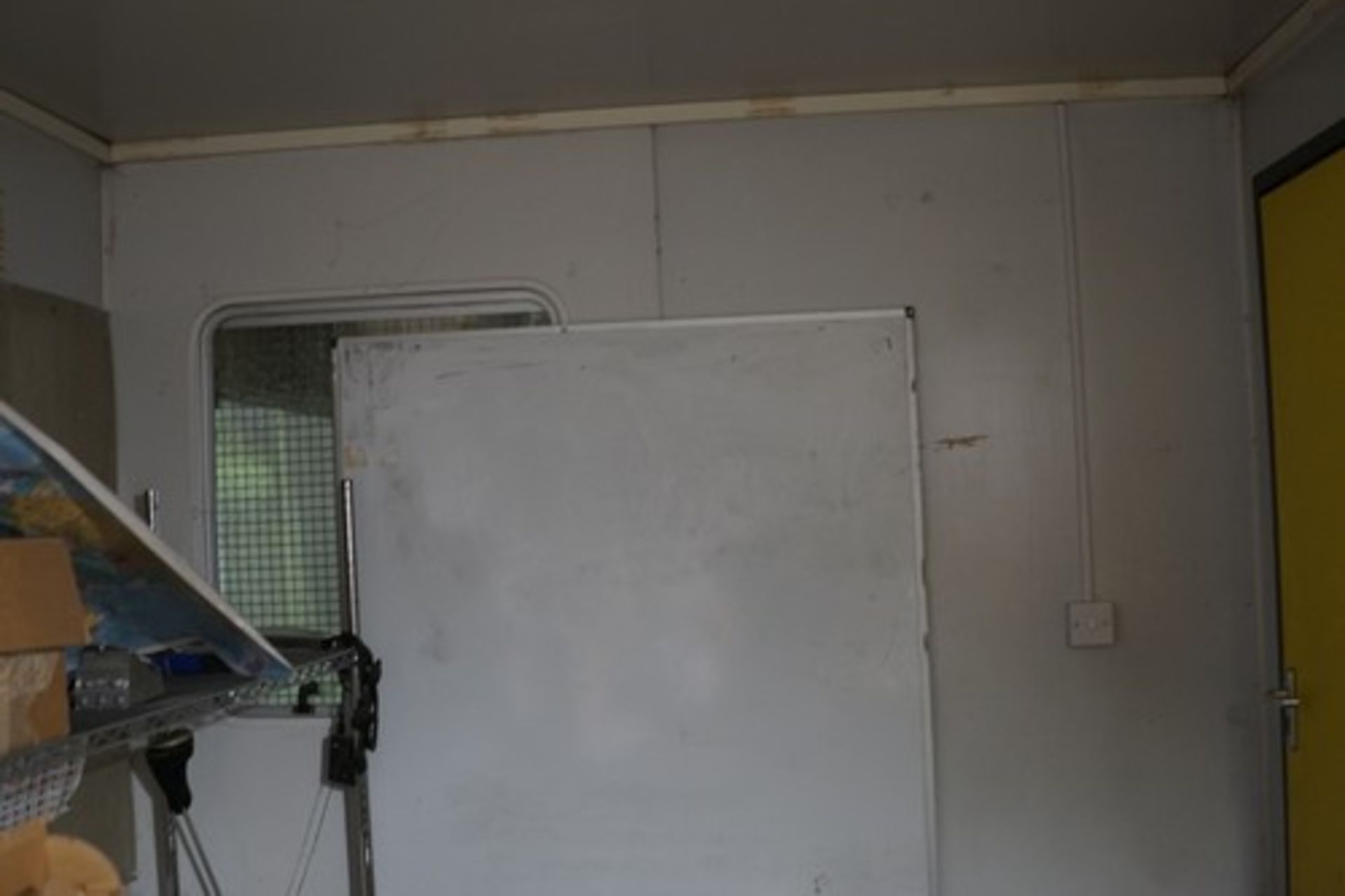 1 x commercial/ industrial portacabin with fitted anti vandal windows ...