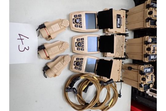 A selection of Army surplus military equipment, including Ground sensor ...