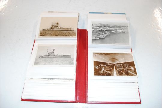 An album of Naval and Commercial shipping postcards